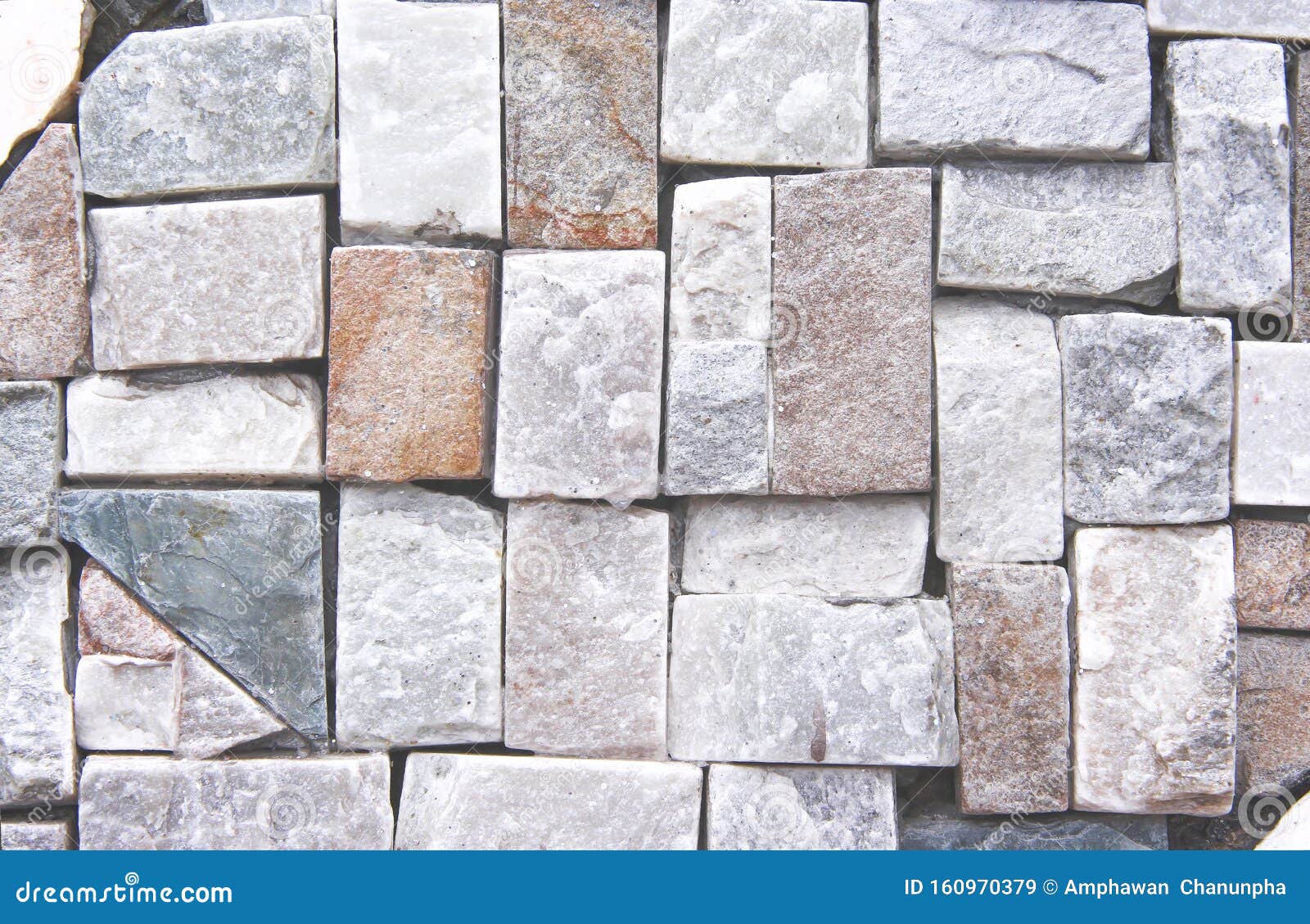 Stone Wall Texture in Square Pattern Abstract for Background Stock ...