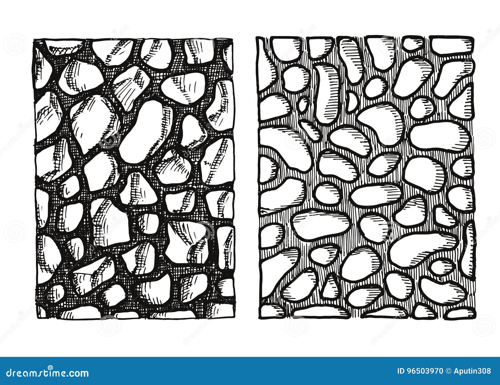 Stone Wall Texture. Vector Illustration Stock Vector - Illustration of ...