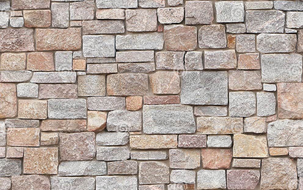 Stone Wall Tileable Seamless Texture Stock Photo - Image of pattern ...