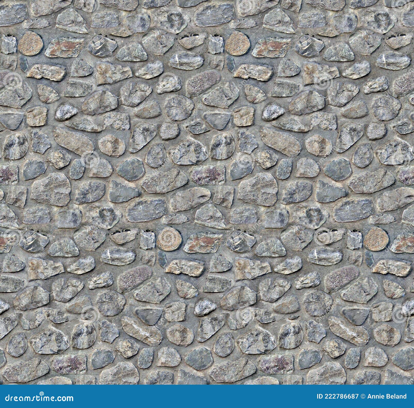 Stone Wall Tileable Seamless Texture Stock Image - Image of pattern ...