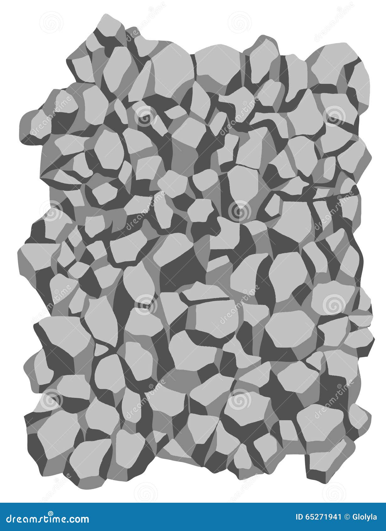 Stone wall stock vector. Illustration of abstract, design - 65271941