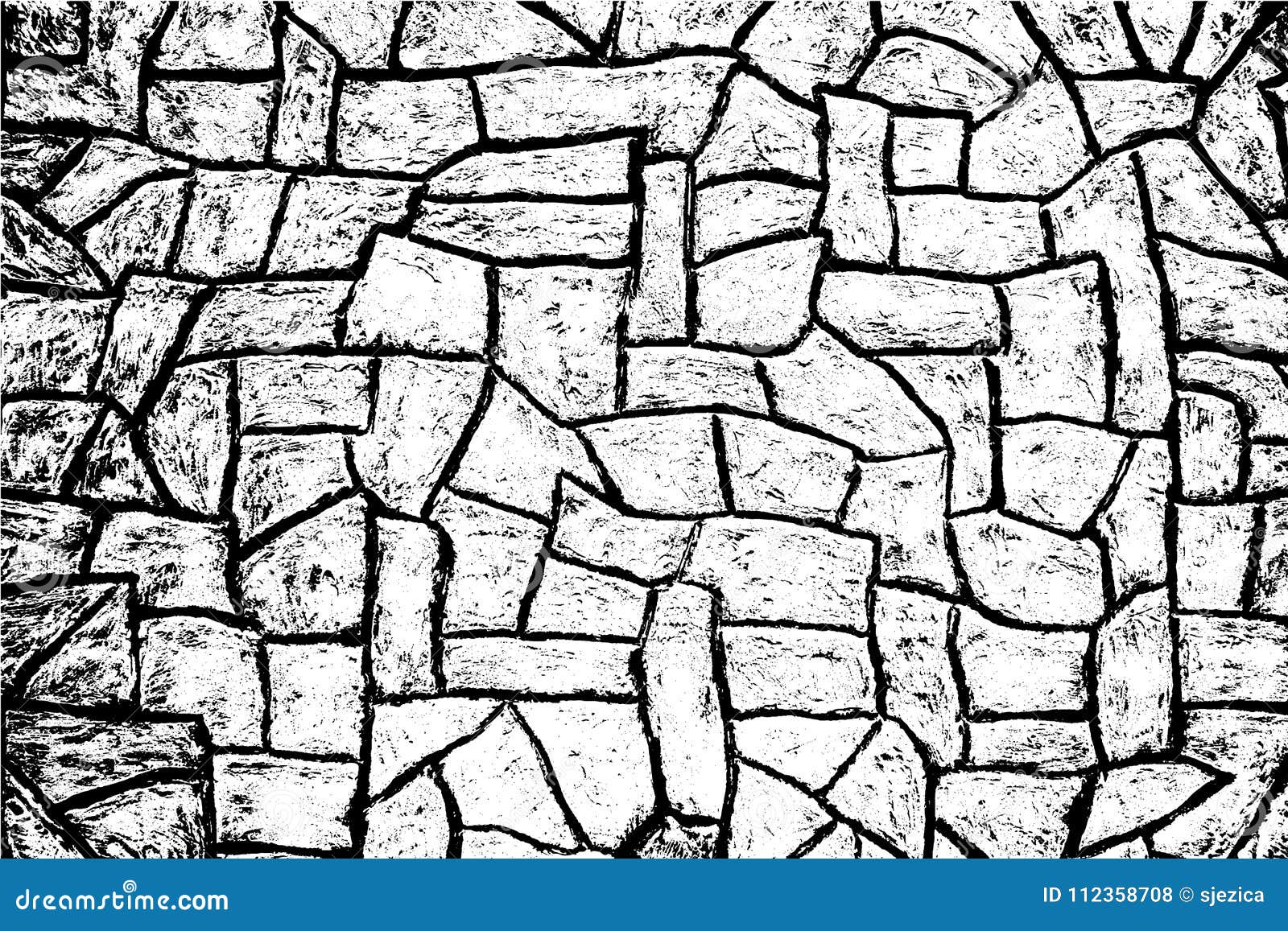 Stone Wall Vector Overlay Background Texture Stock Vector ...