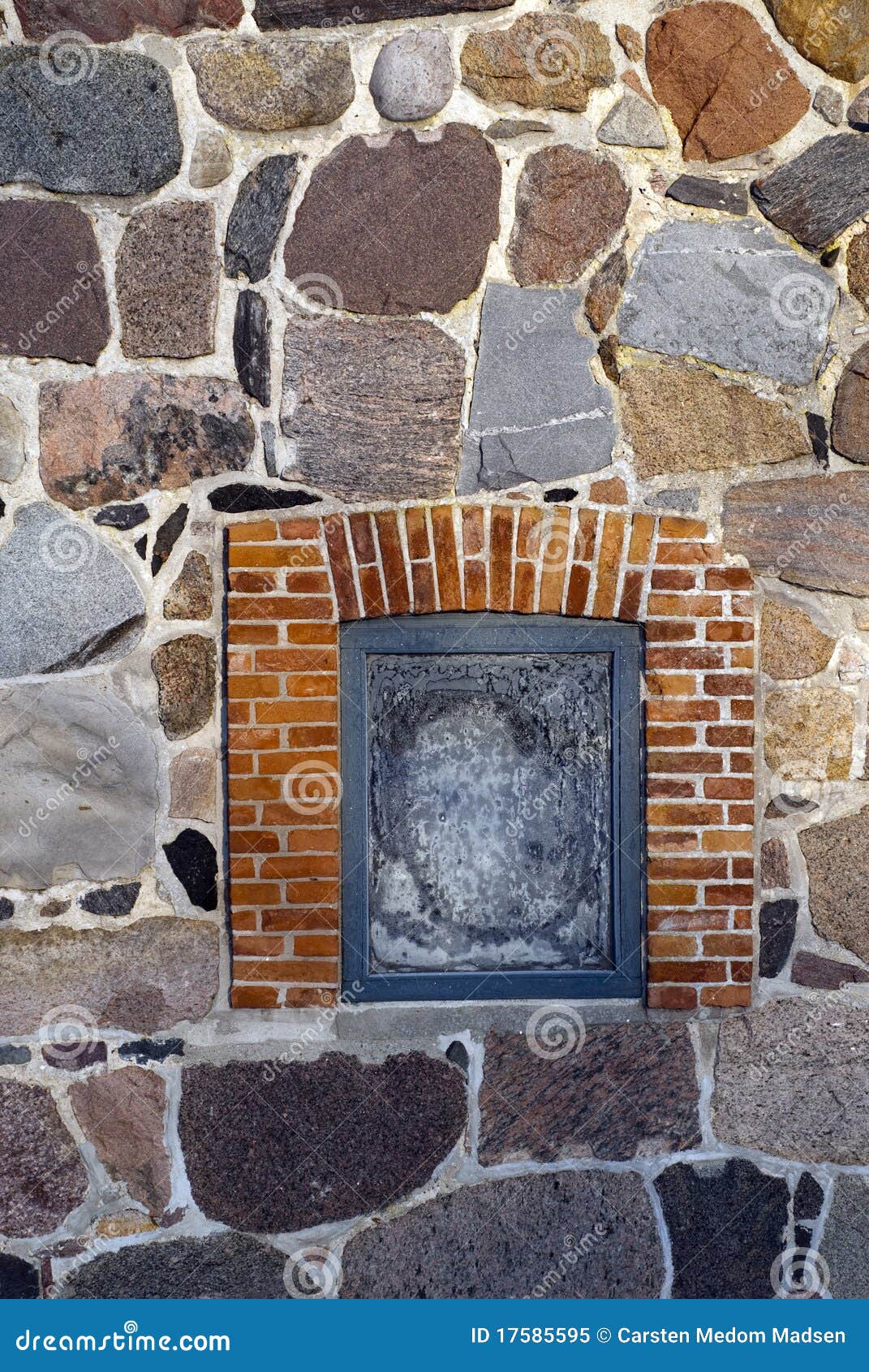 Stone wall with window stock image. Image of window, stone - 17585595