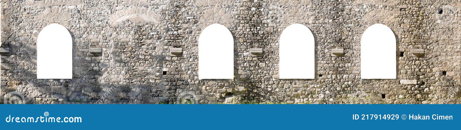 Stone Walls of a Church in Central Anatolia. Stone Wall Texture Stock ...