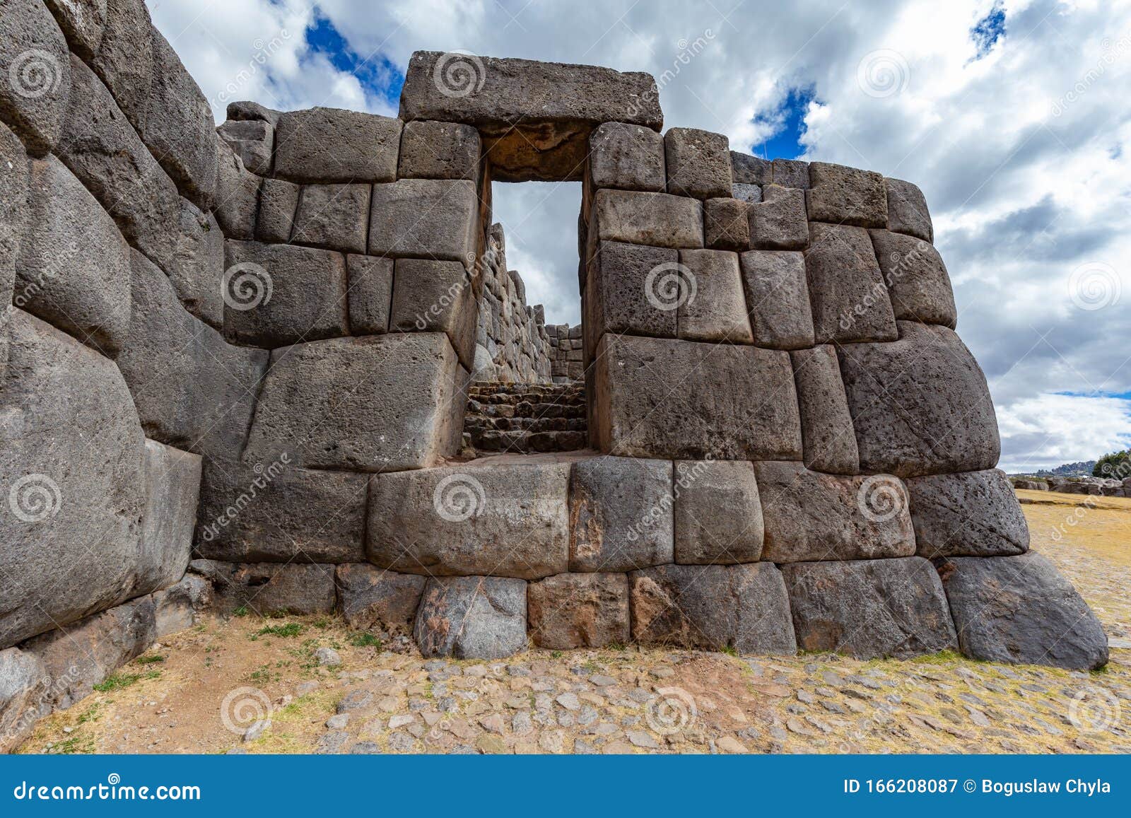 The Stone Walls of Sacsayhuaman. Cusco, Peru Stock Image - Image of ...