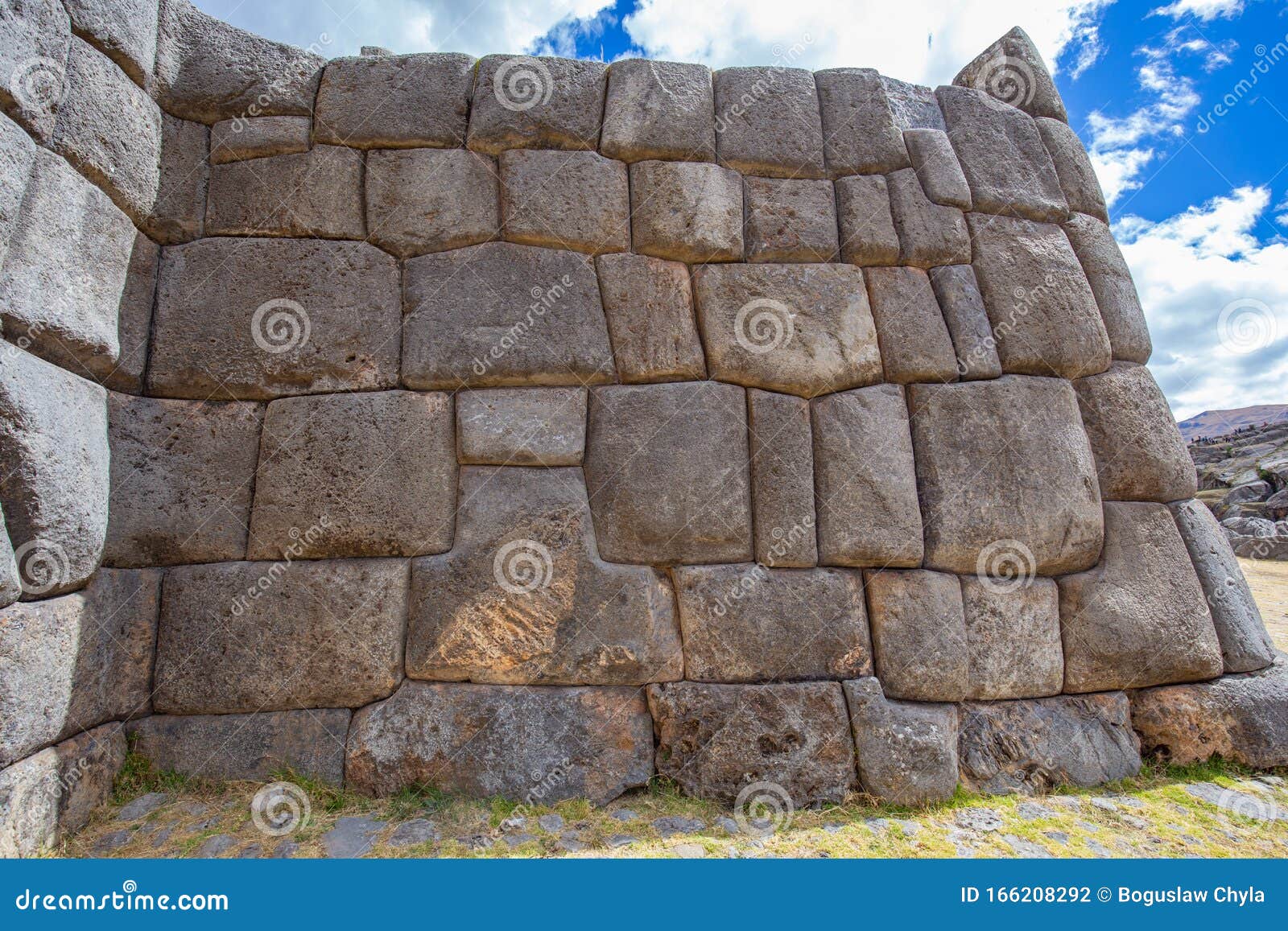 The Stone Walls of Sacsayhuaman. Cusco, Peru Stock Photo - Image of ...