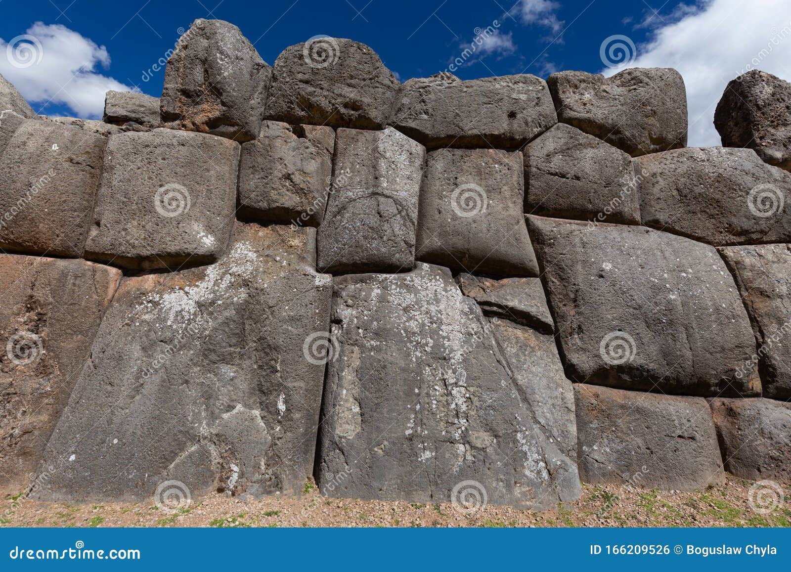 The Stone Walls of Sacsayhuaman. Cusco, Peru Stock Photo - Image of ...