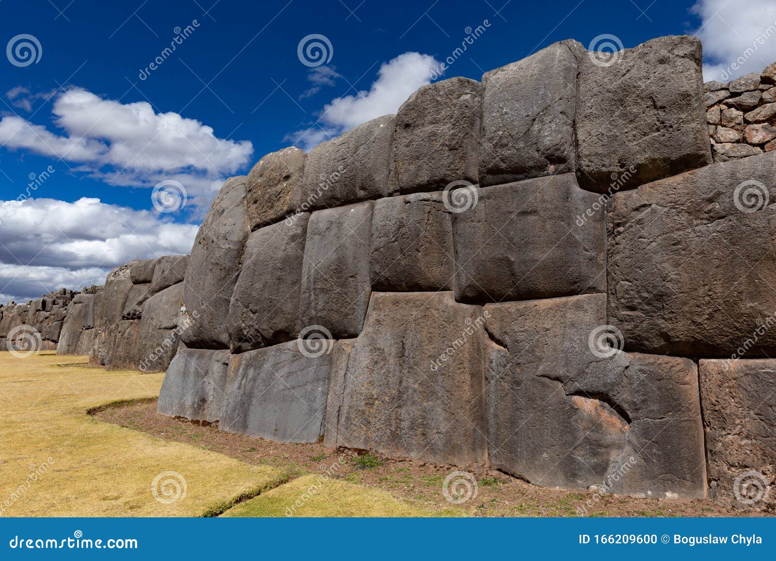 The Stone Walls of Sacsayhuaman. Cusco, Peru Stock Photo - Image of ...