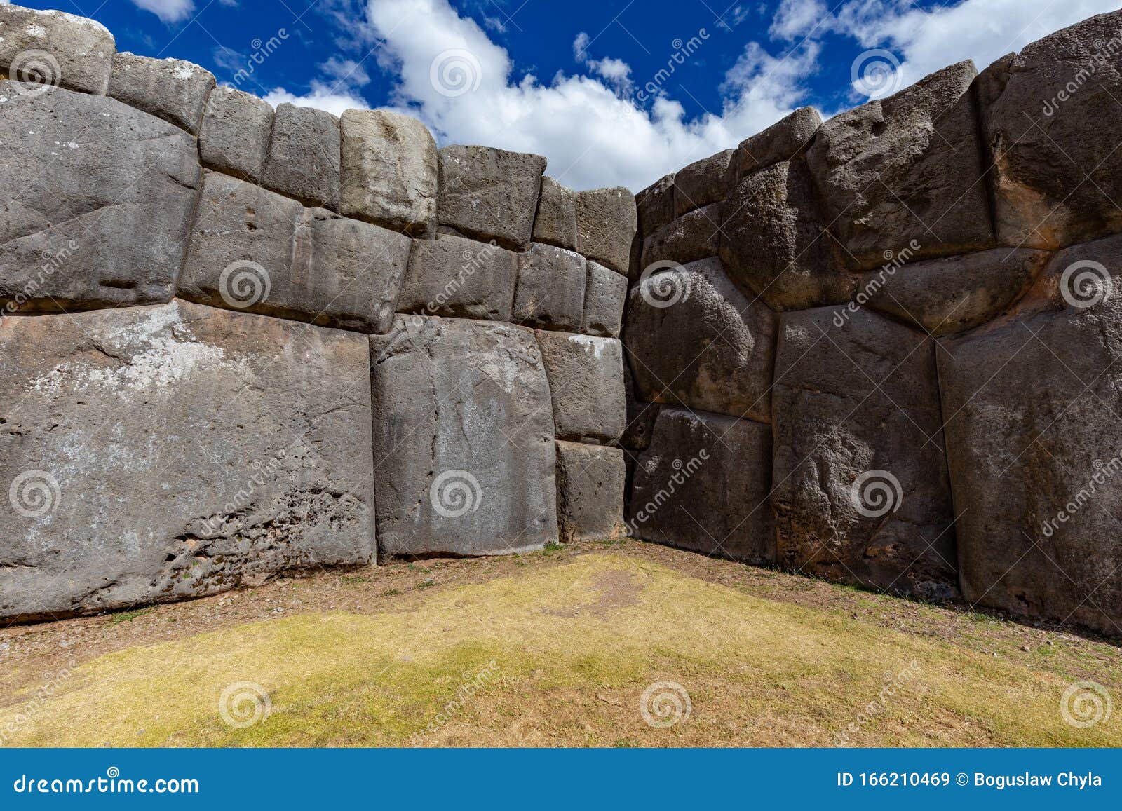 The Stone Walls of Sacsayhuaman. Cusco, Peru Stock Image - Image of ...