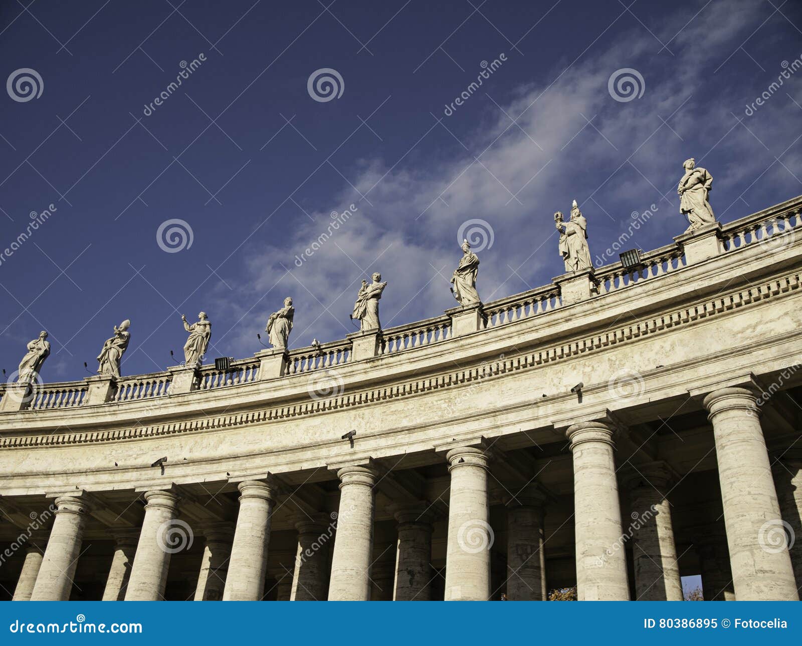 Stone walls in vatican stock image. Image of piazza, basilica - 80386895