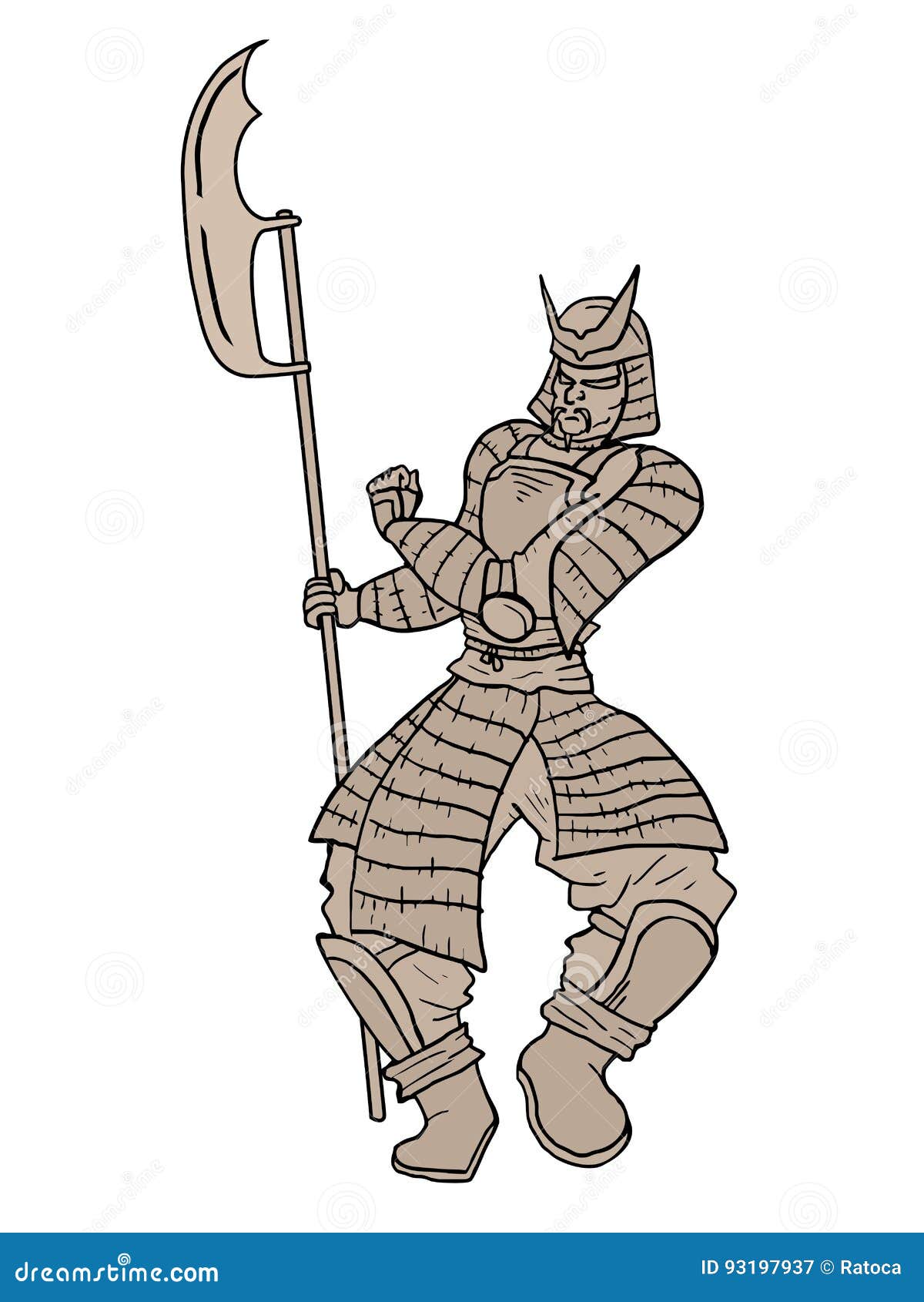 Stone warrior draw stock vector. Illustration of helmet - 93197937