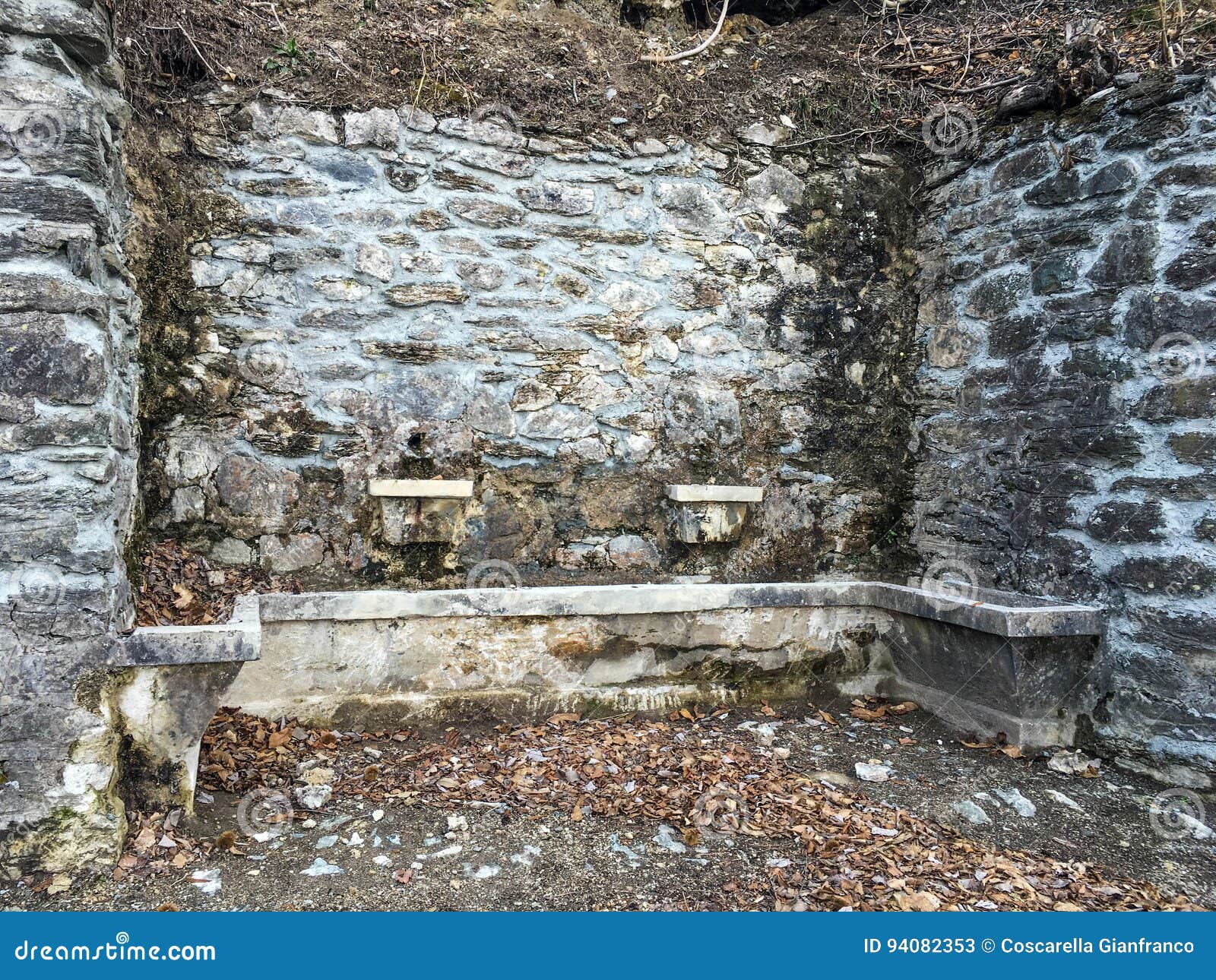 Stone washbasin stock image. Image of ancient, washbasin - 94082353