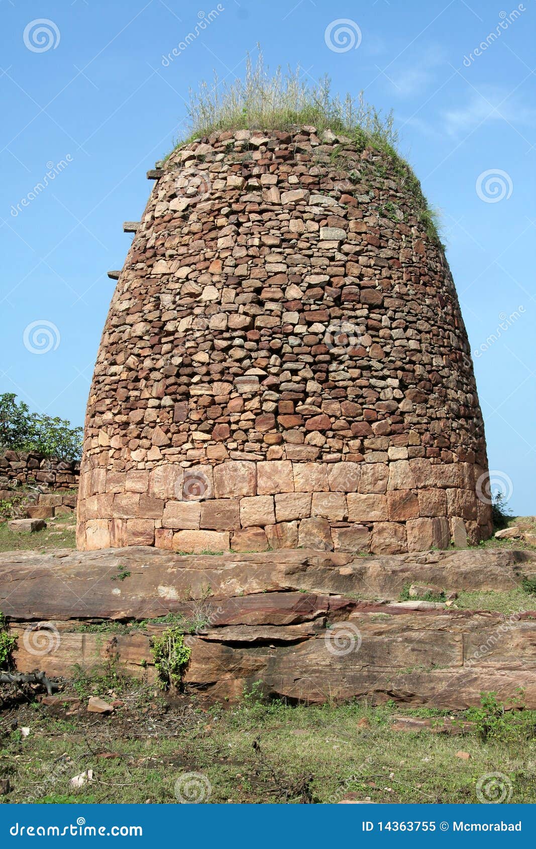 Stone Watch Tower stock image. Image of dais, india, defend - 14363755