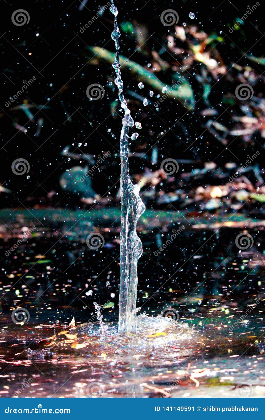 Stone on water stock image. Image of water, splashing - 141149591