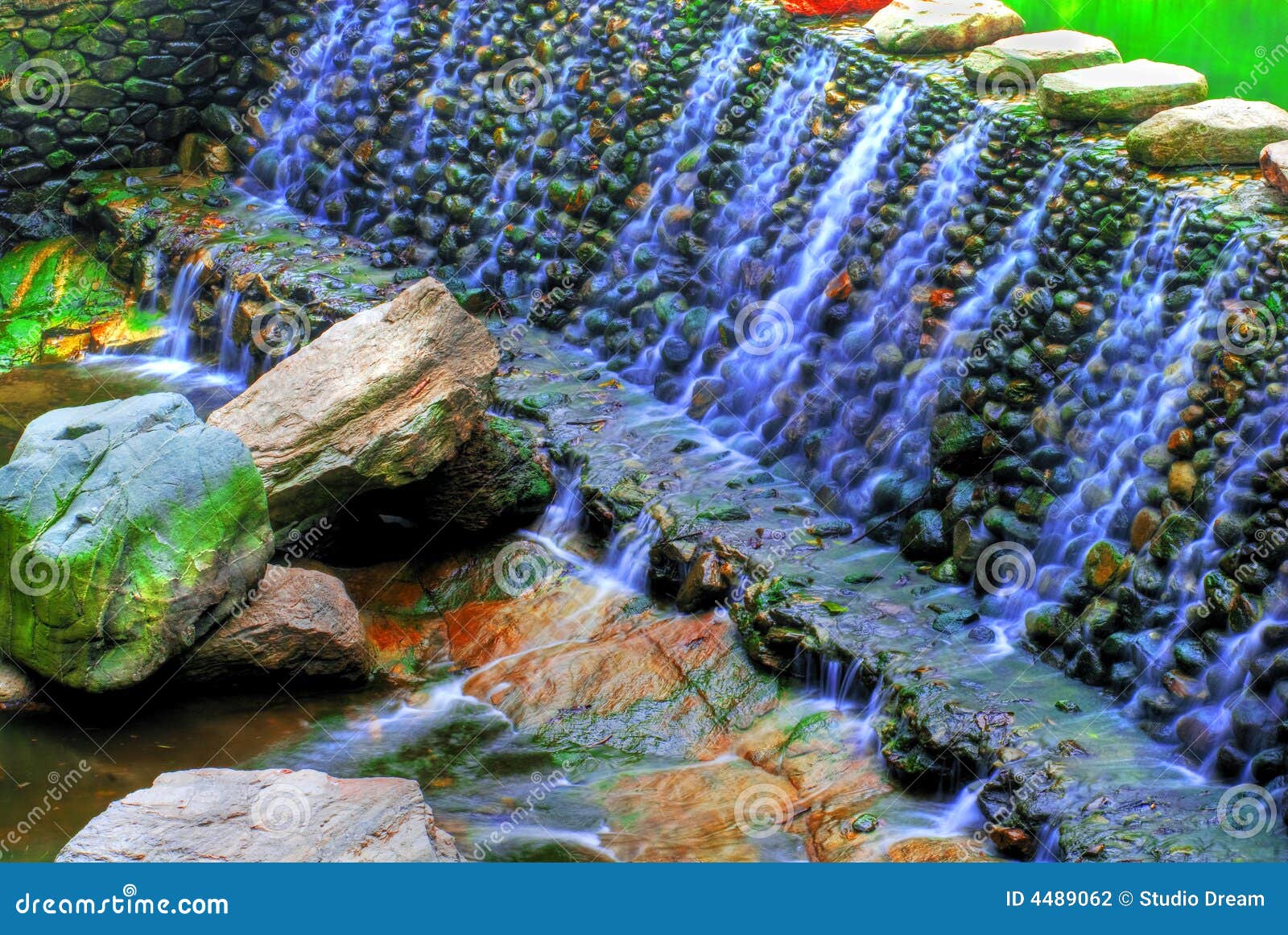 Stone Waterfall Texture Material Background . Stock Photography ...