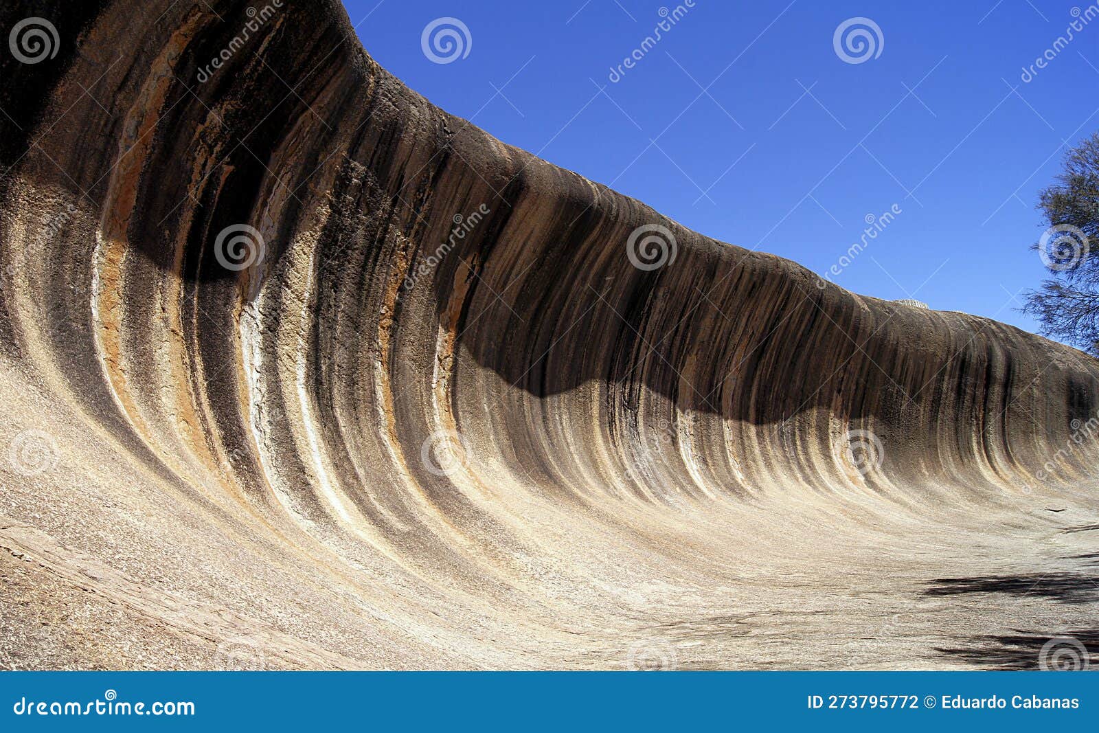The Stone Wave Wave Rock in Hyden, Australia Stock Photo - Image of ...
