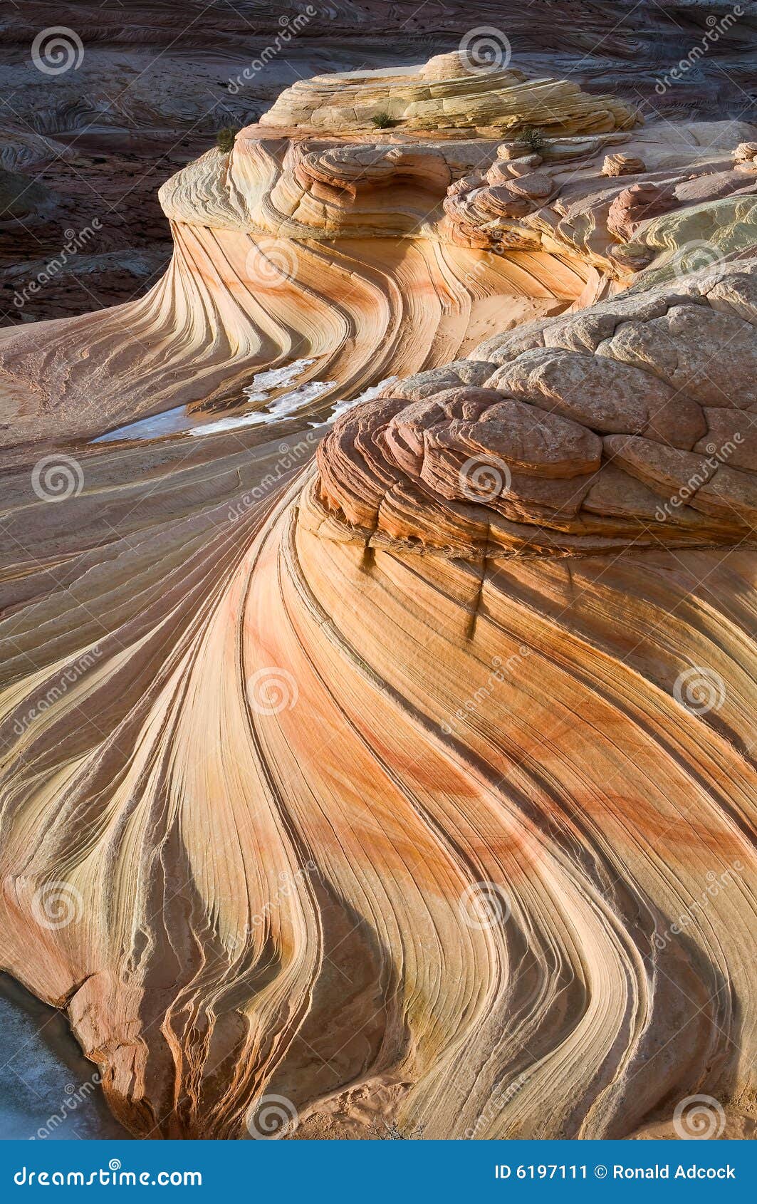Stone Waves stock image. Image of vertical, colorful, warm - 6197111