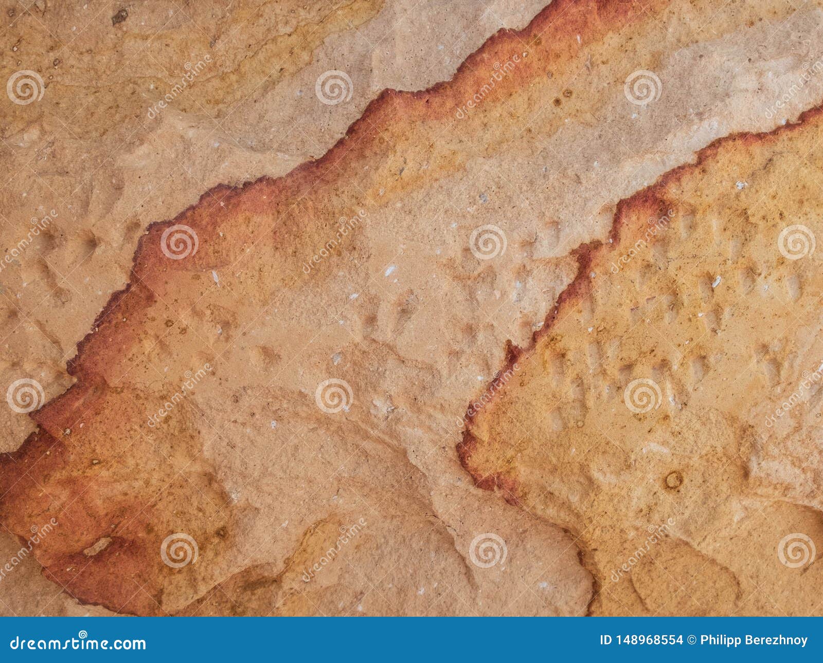 Stone Weathered Structure with Stain Rings. Background Concept Stock ...