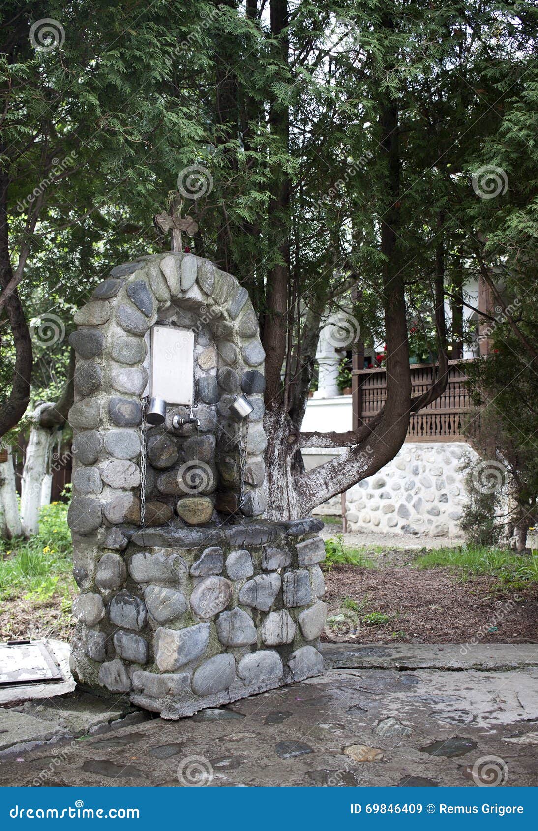 Stone well - RAW format stock image. Image of rustic - 69846409