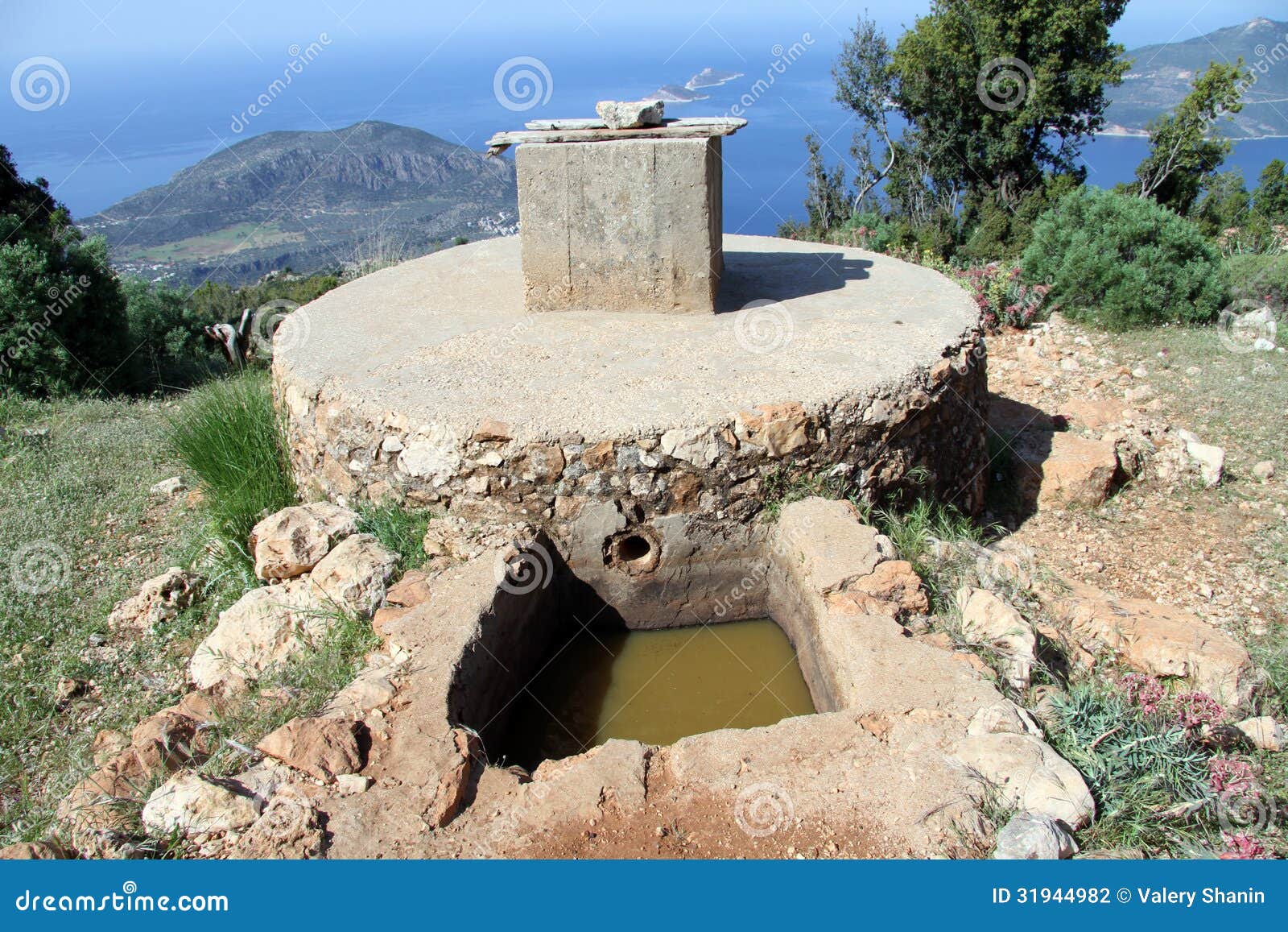 Stone well stock photo. Image of circle, water, view - 31944982