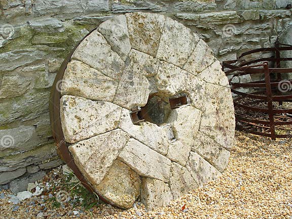 Stone Wheel stock image. Image of years, grinding, round - 348673