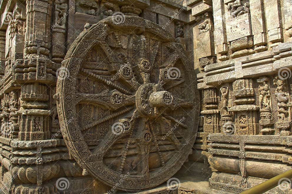Stone Wheel of Chariot stock photo. Image of asia, travel - 21834540