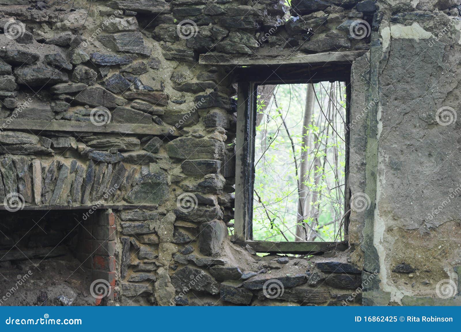 Stone window stock image. Image of rustic, outside, abode - 16862425