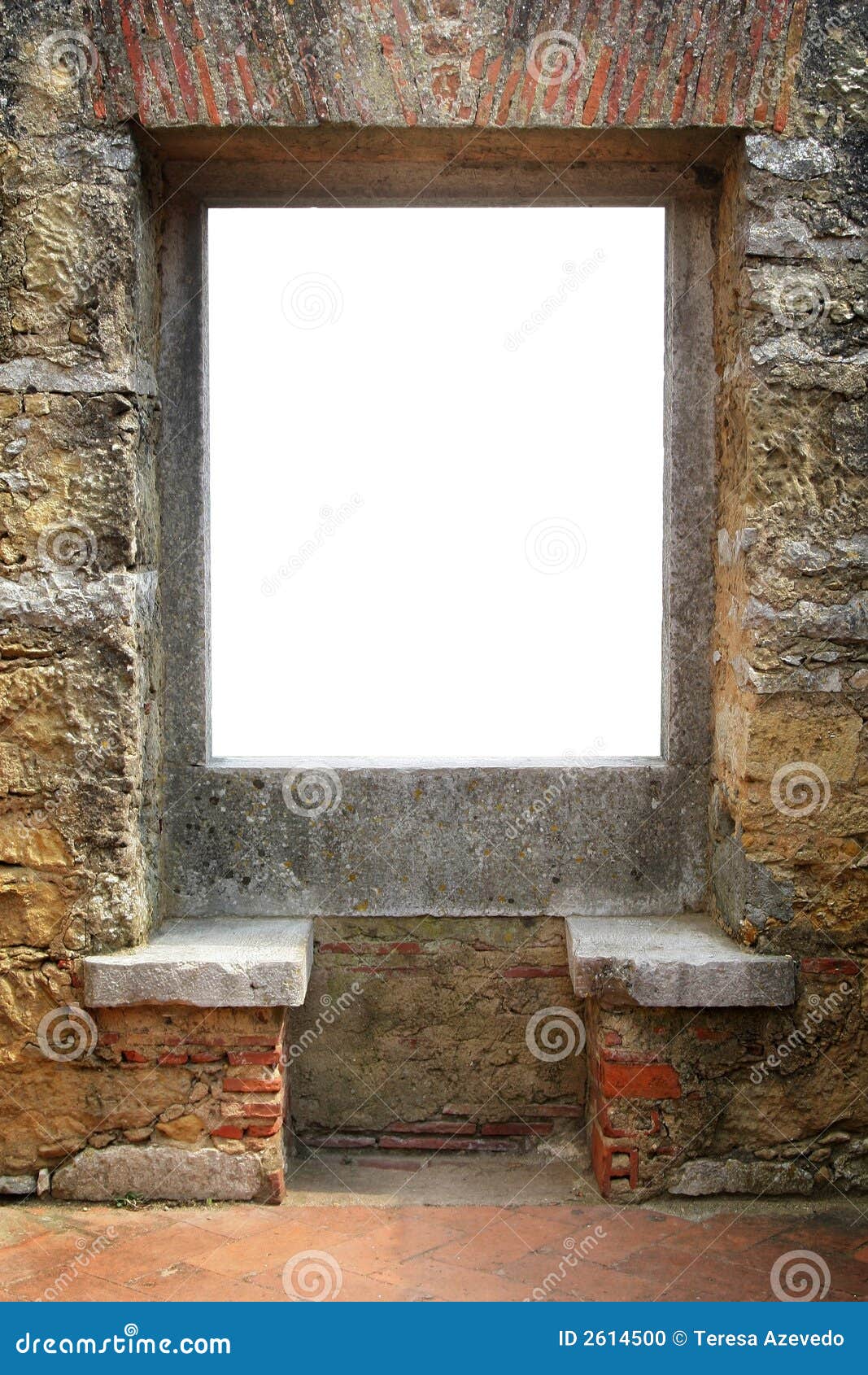 Old Stone Window Old Russian Style. Vintage Window Of A 16th-century ...