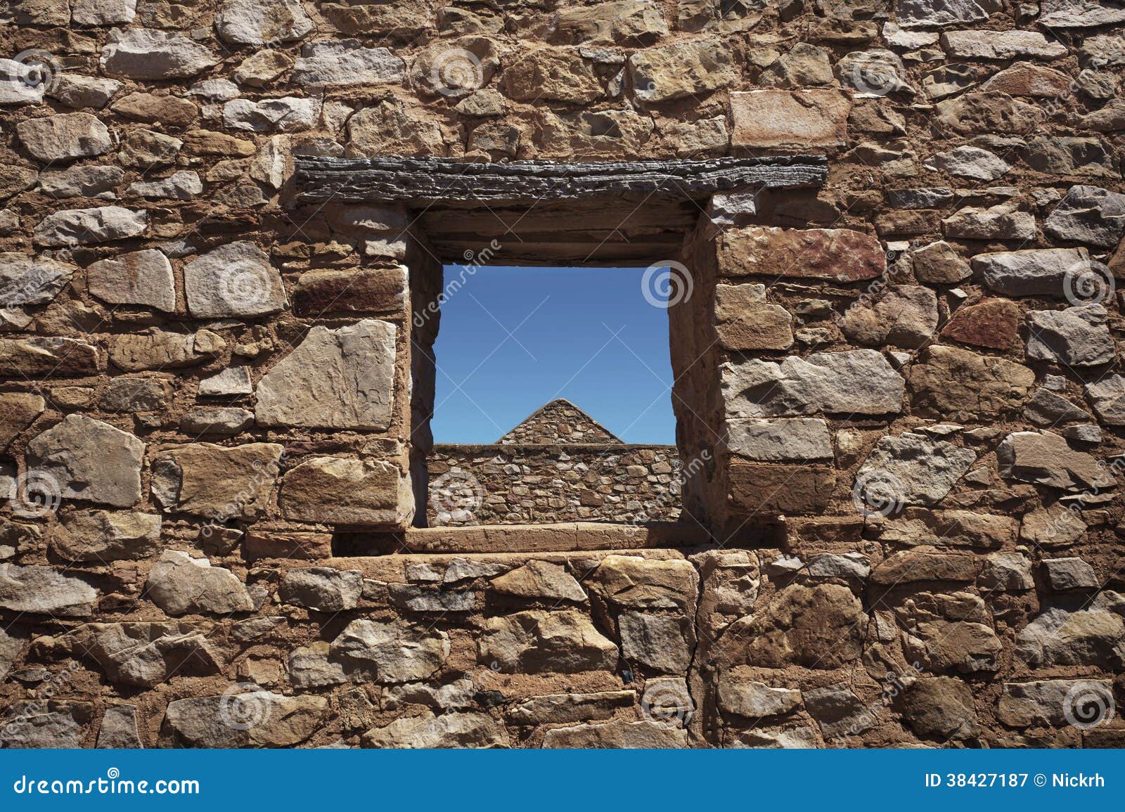 Through the Stone Window stock image. Image of kanyaka - 38427187