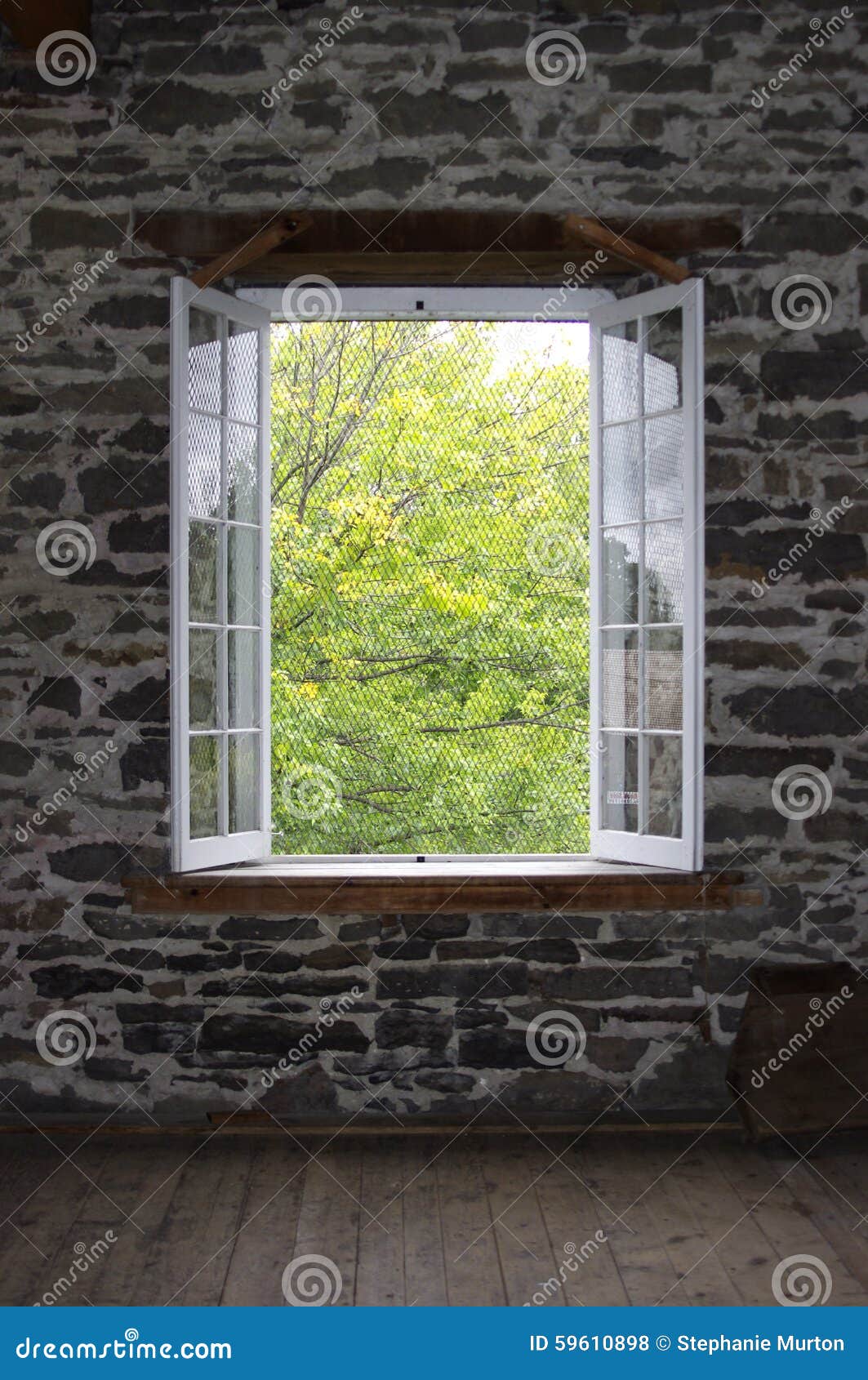 Stone window stock photo. Image of window, pioneer, ledge - 59610898