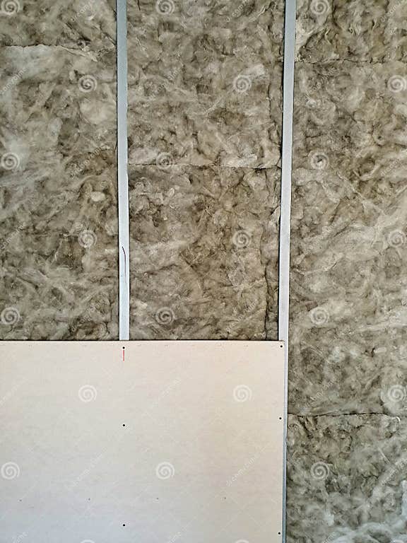 Stone Wool on the Wall, Texture Stock Photo - Image of rough ...