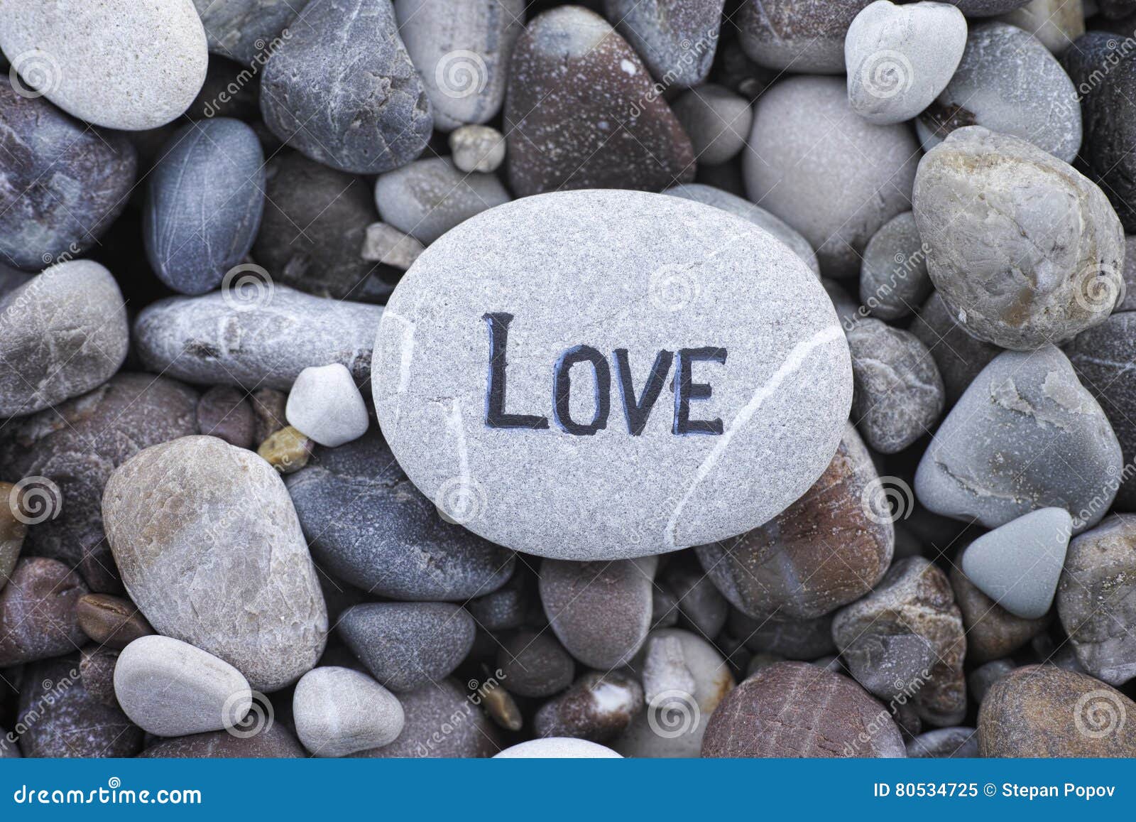 Stone with the word Love stock image. Image of rock, passion - 80534725