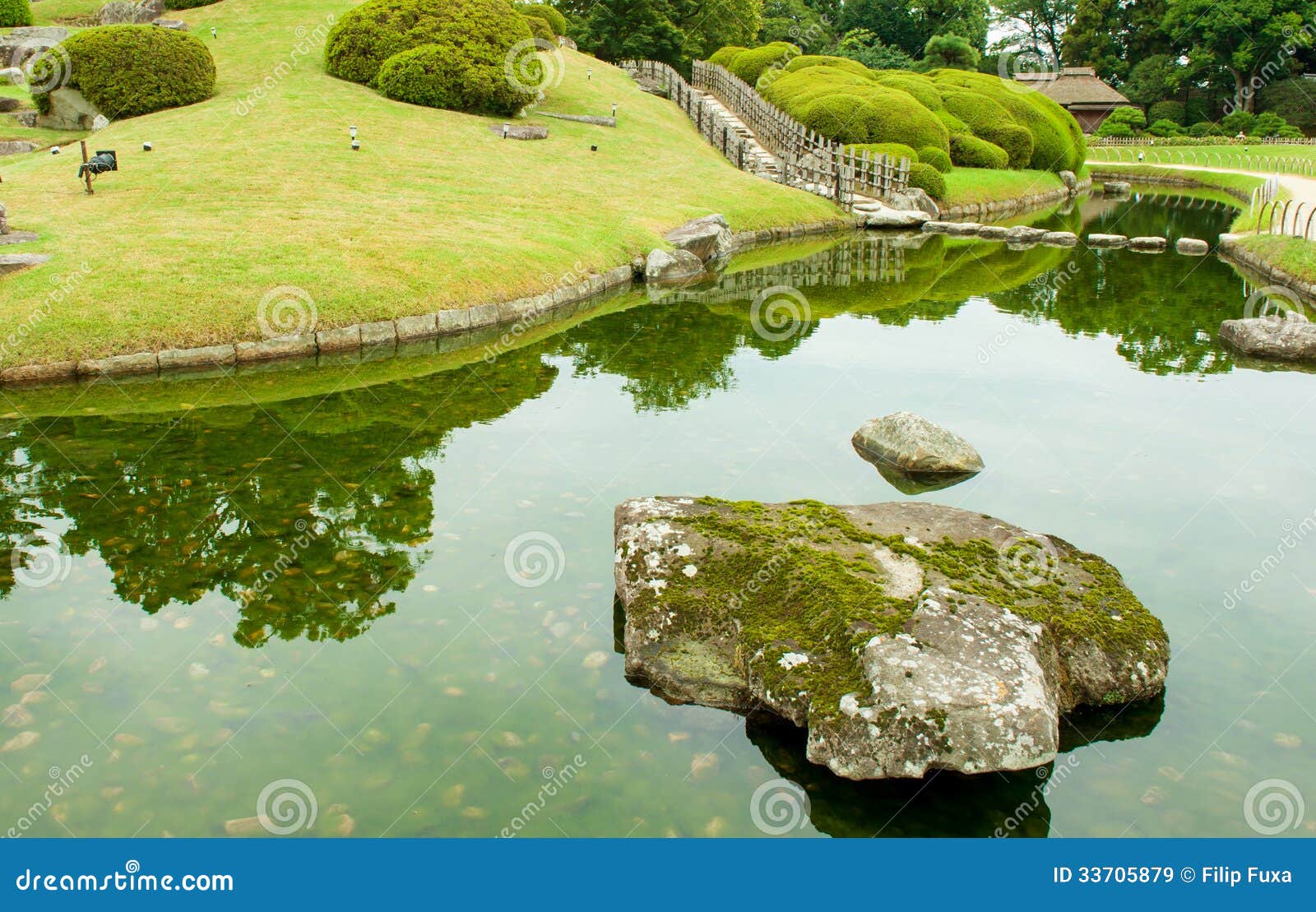 Stone zen path stock image. Image of pedestrian, japanese - 33705879