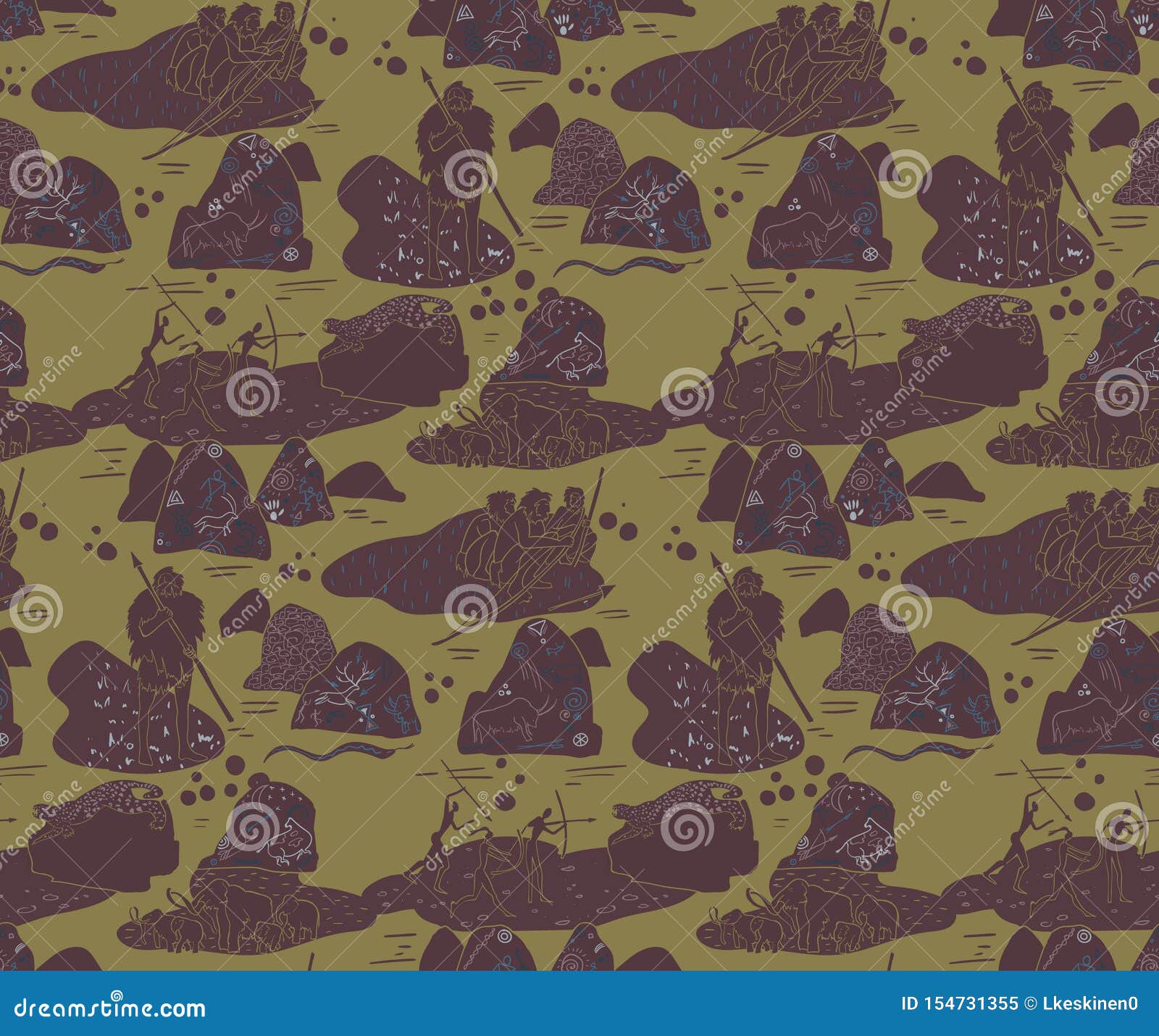 Stoneage Pattern Stock Illustrations – 13 Stoneage Pattern Stock ...