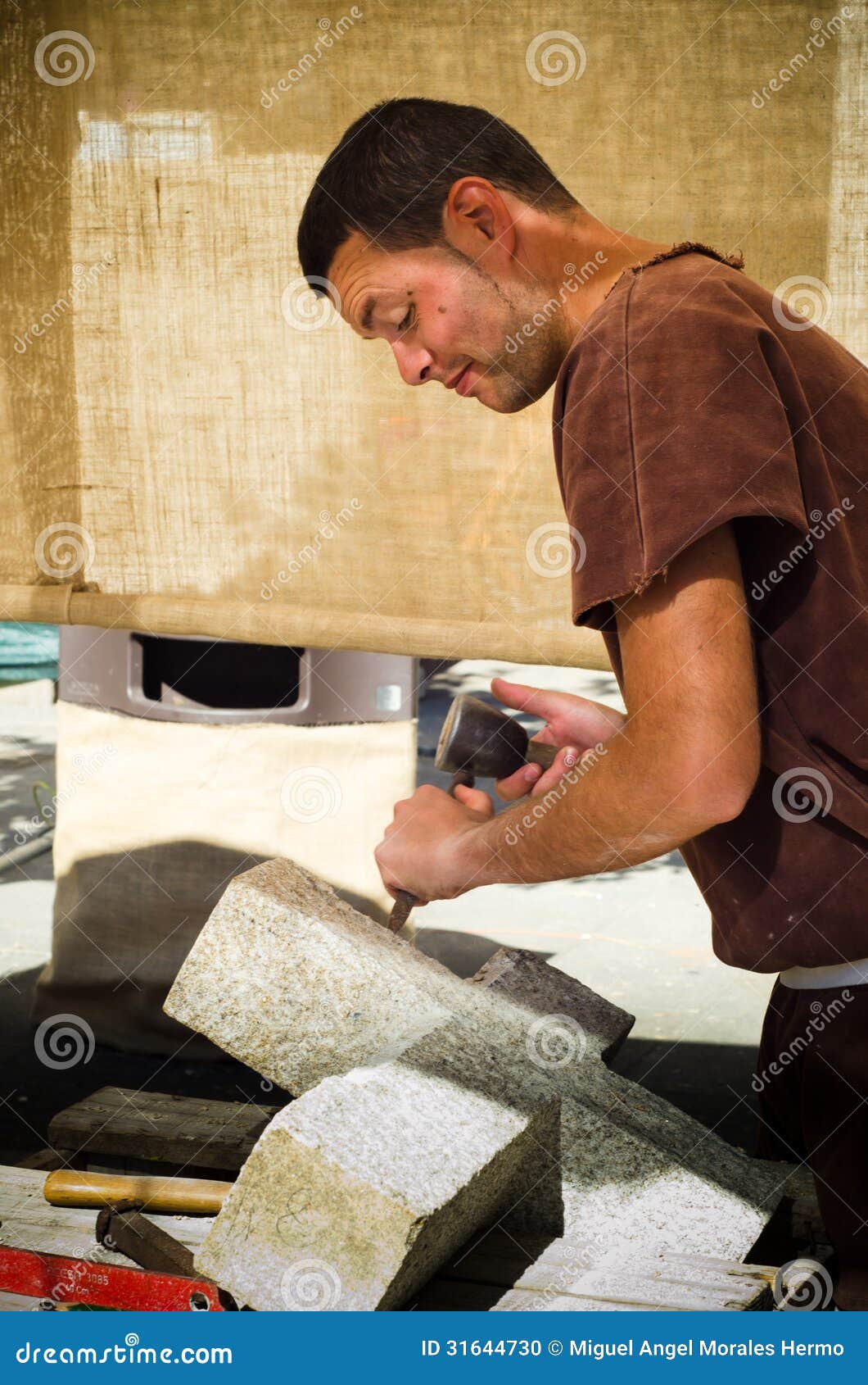 Stonecutter imagen editorial. Imagen de europa, roca - 31644730