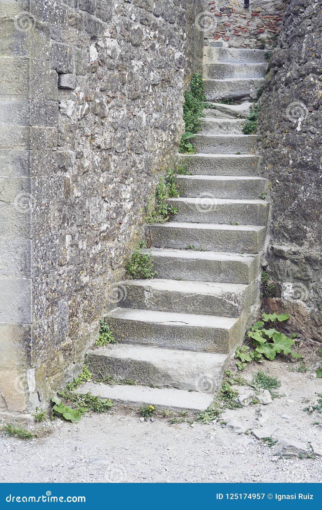 Old Stairs In Castle At Outdoor Stock Photography | CartoonDealer.com ...