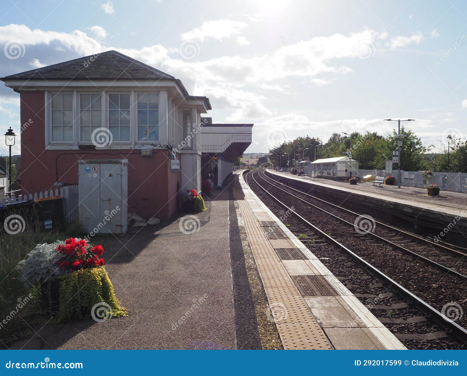 Stonehaven railway station editorial stock image. Image of scotland ...
