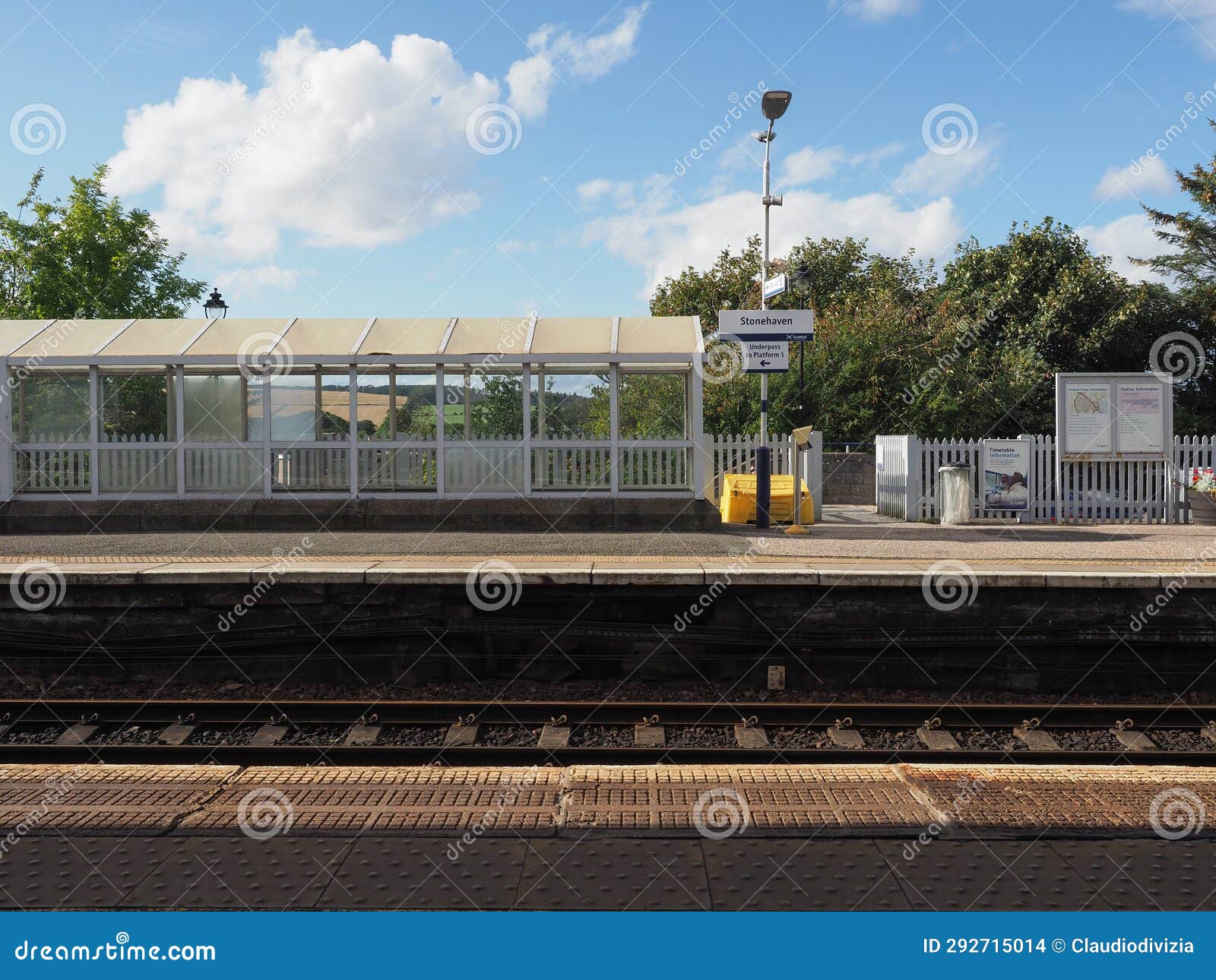 Stonehaven railway station editorial stock image. Image of scotland ...
