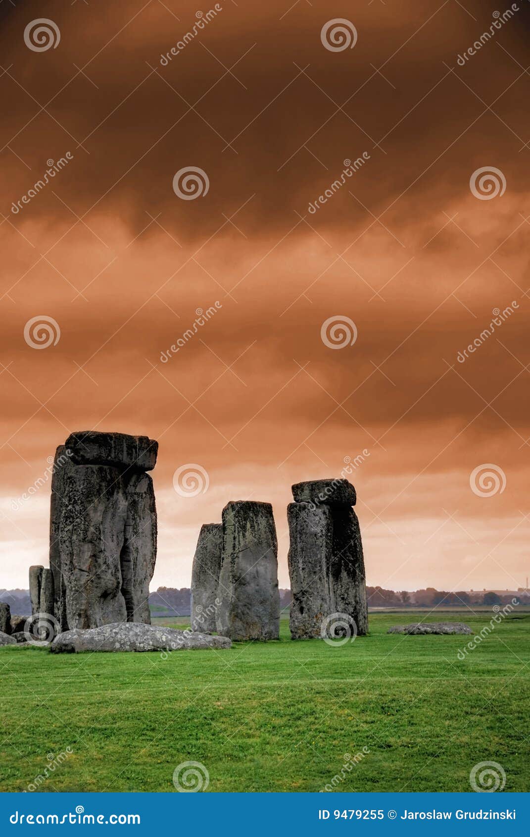 Stonehenge at dawn stock image. Image of england, dusk - 9479255