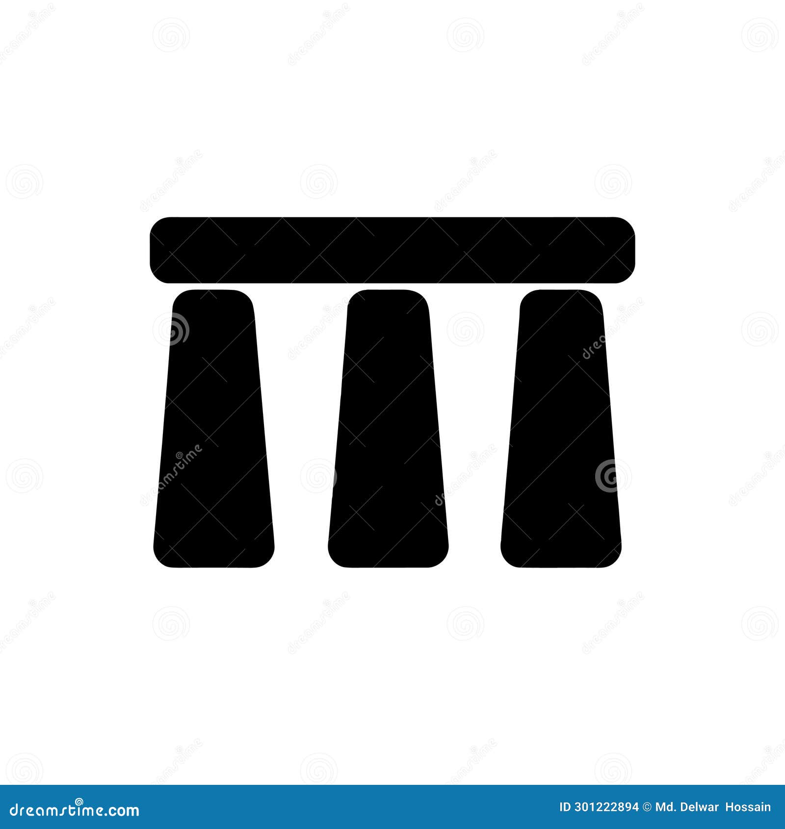 Stonehenge icon stock illustration. Illustration of united - 301222894