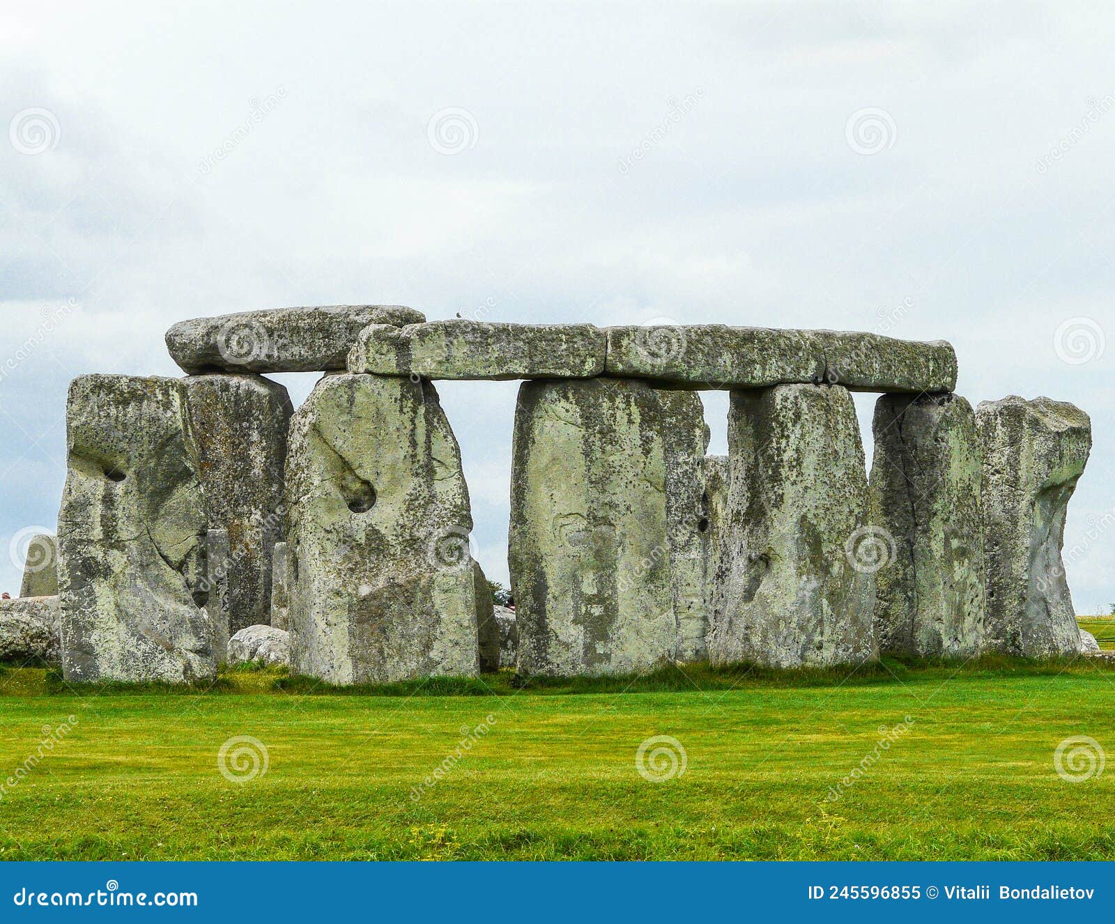 The Stonehenge is a Megalith Stones Circle Stock Image - Image of ...