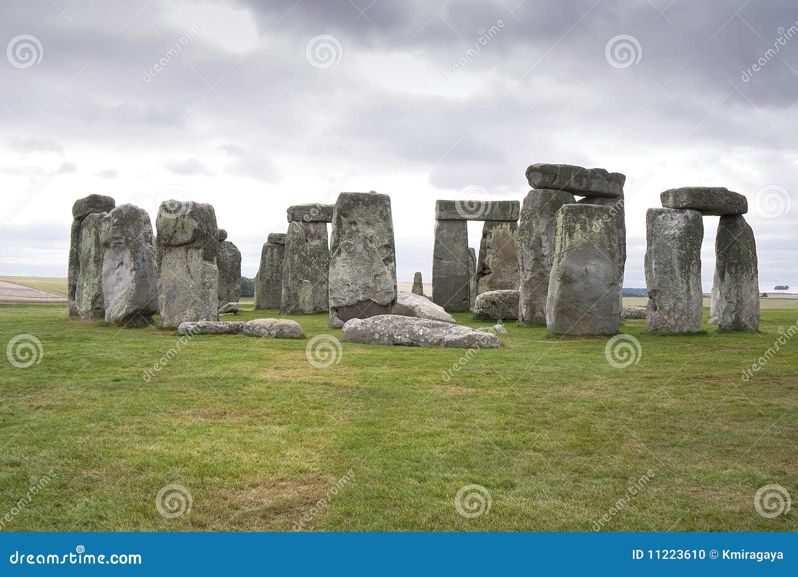 The Stonehenge Megalithic Monument Stock Photo - Image of heritage ...