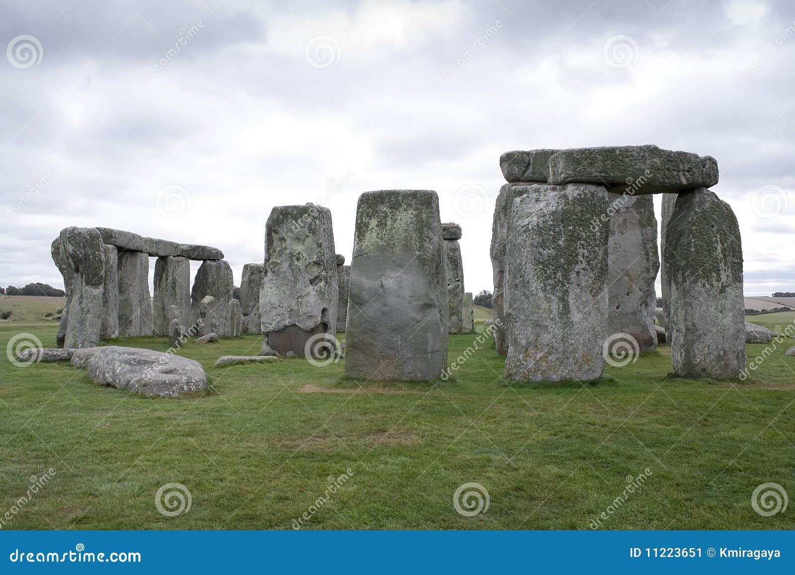 The Stonehenge Megalithic Monument Stock Image - Image of kingdom ...
