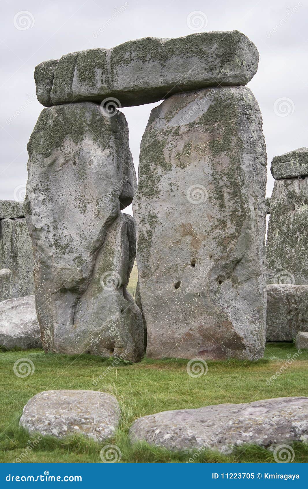 The Stonehenge Megalithic Monument Stock Image - Image of celtic ...