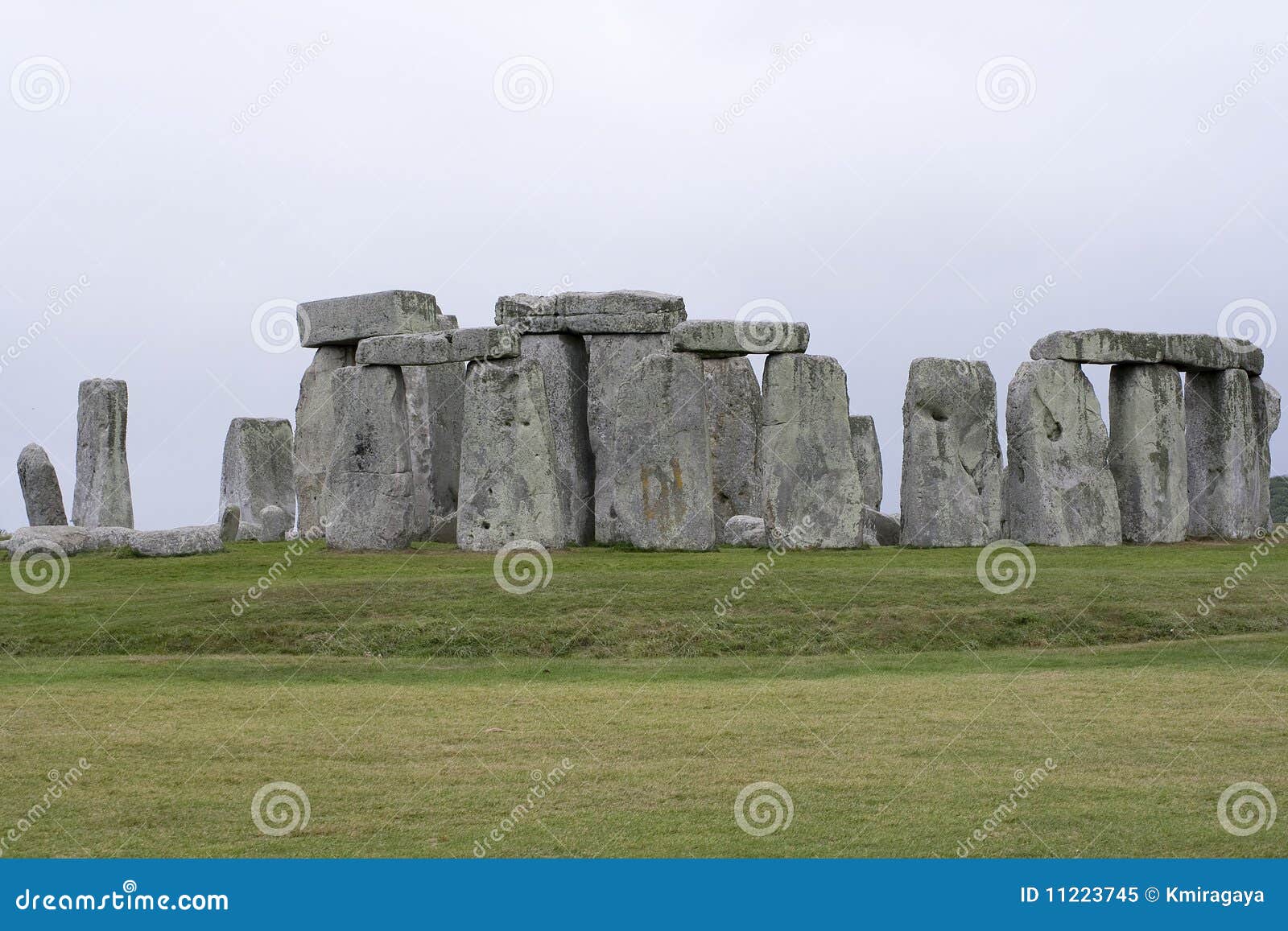 The Stonehenge Megalithic Monument Stock Image - Image of pagan ...