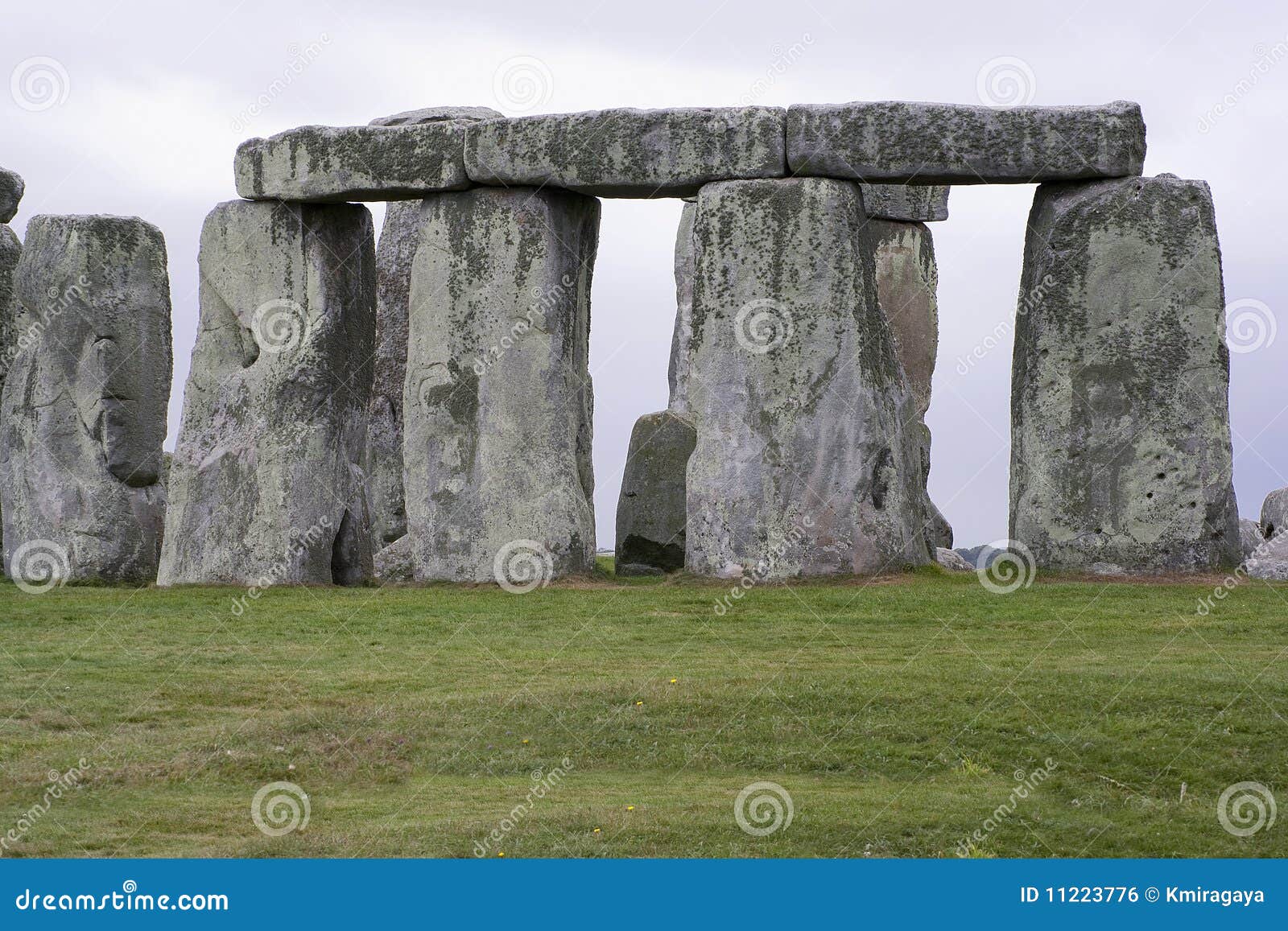The Stonehenge Megalithic Monument Stock Photo - Image of neolithic ...