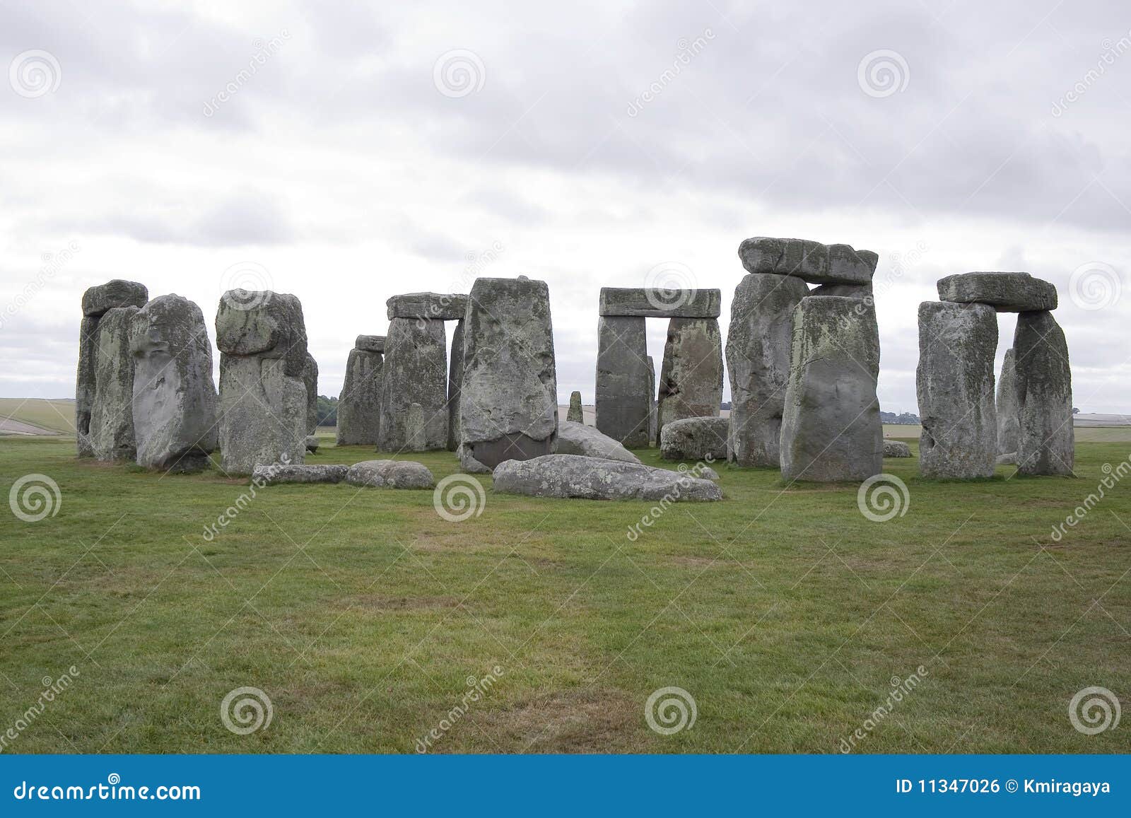 The Stonehenge Megalithic Monument Stock Photo - Image of neolithic ...