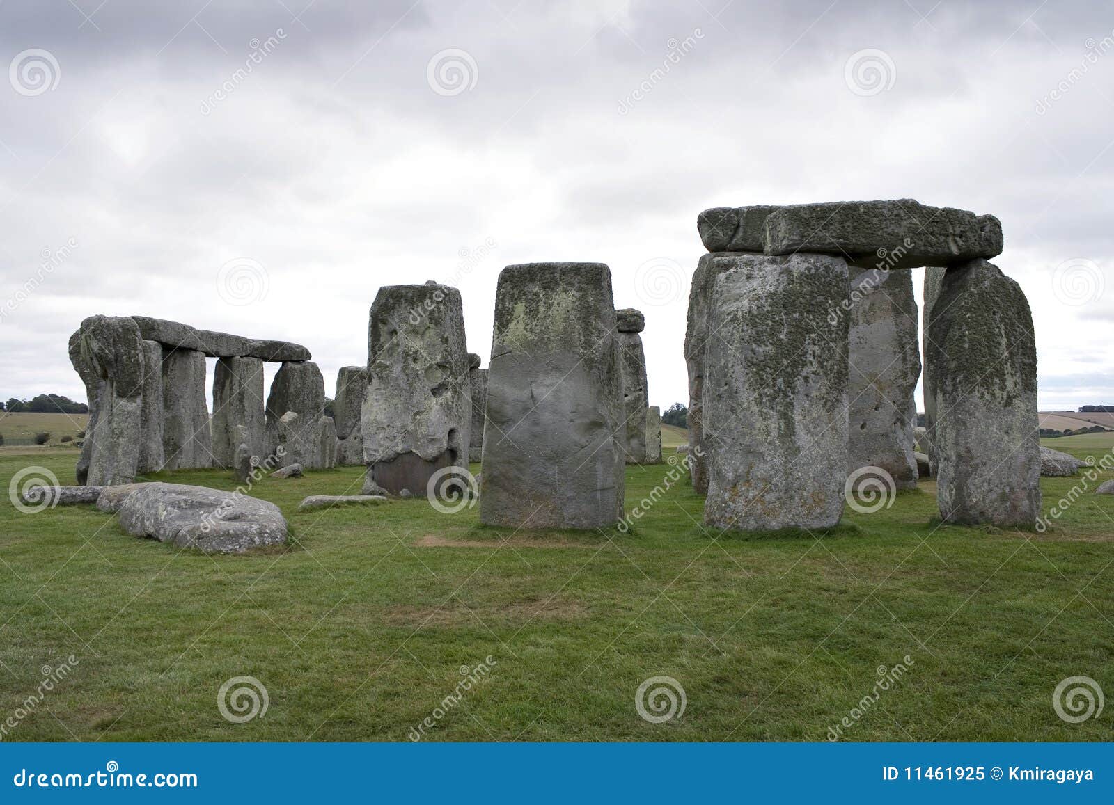 The Stonehenge Megalithic Monument Stock Image - Image of archeology ...