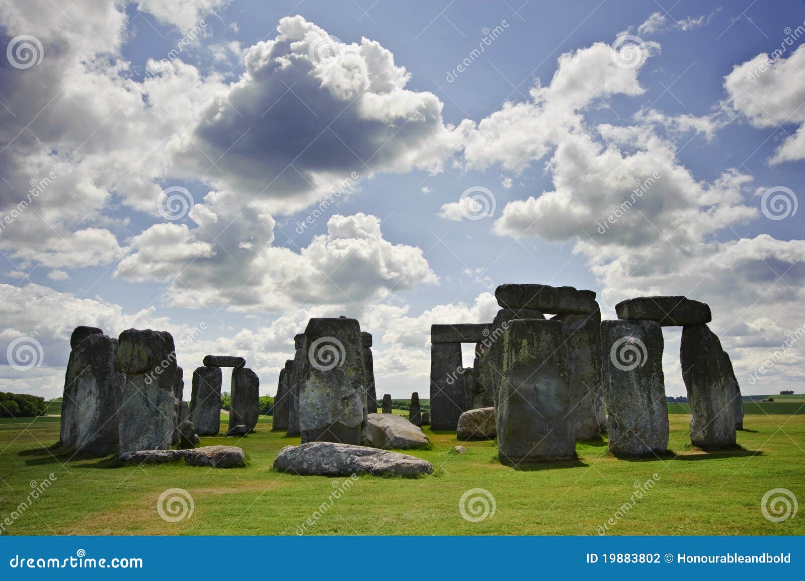 Stonehenge, a Megalithic Monument in England Stock Photo - Image of ...