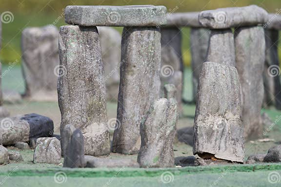 Stonehenge miniature stock photo. Image of monolith, stone - 19580904